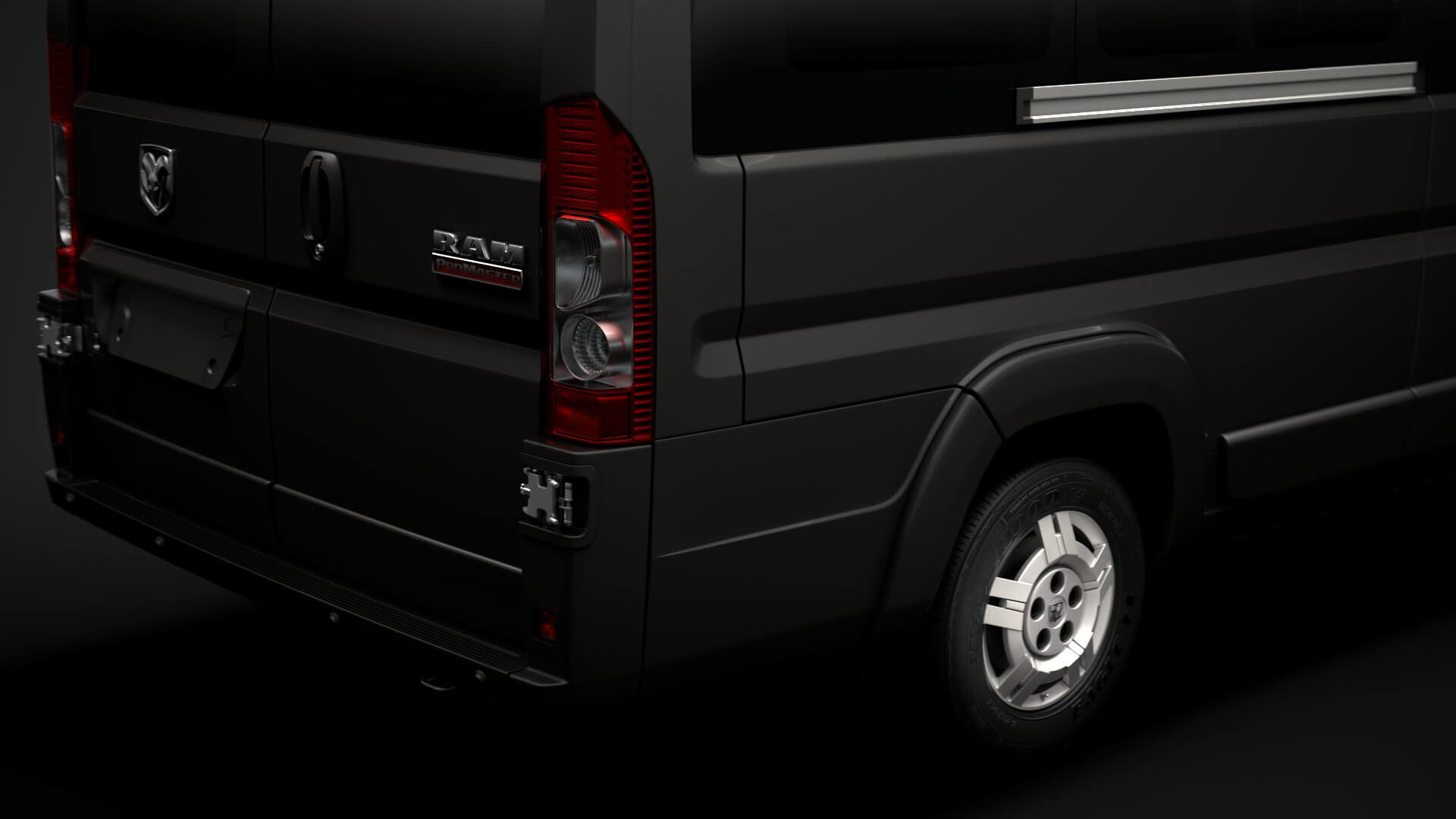 Ram Promaster Window Van 3500 HR 159WB EXT 2020 - 3D Model by Creator 3D