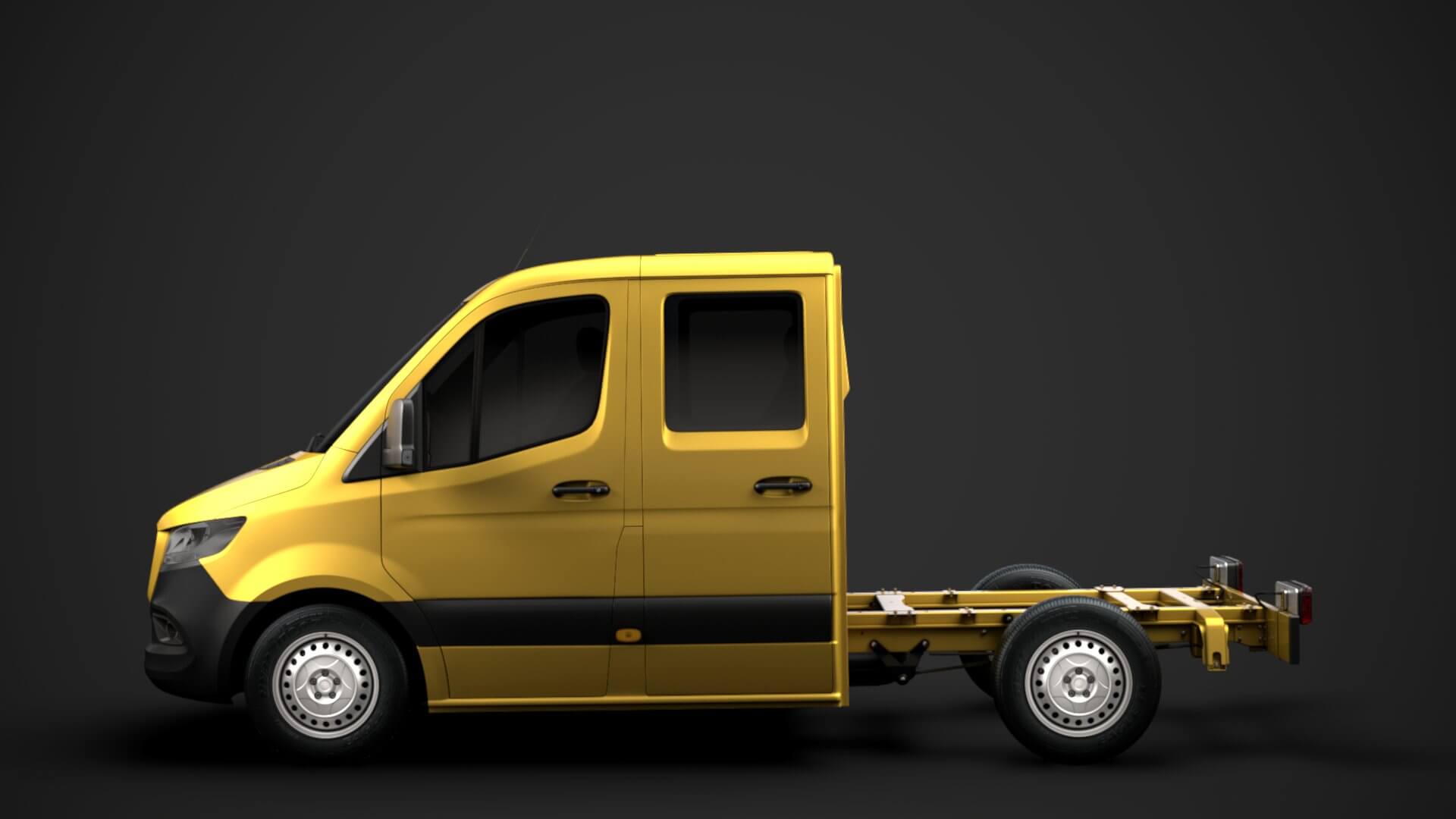 RAM Sprinter Chassis Crew Cab L1 FWD 2019 - 3D Model by Creator 3D
