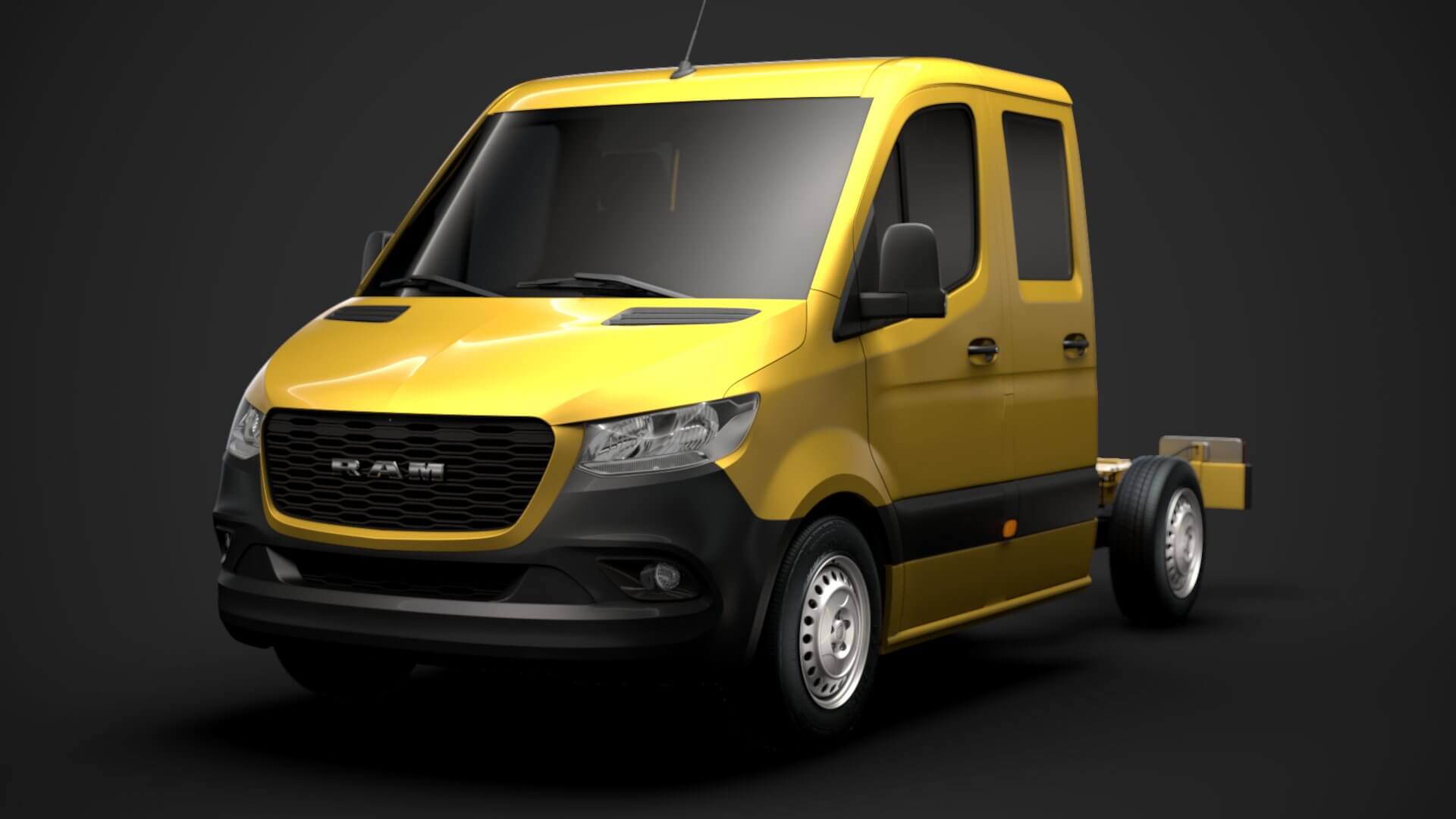 RAM Sprinter Chassis Crew Cab L1 FWD 2019 - 3D Model by Creator 3D