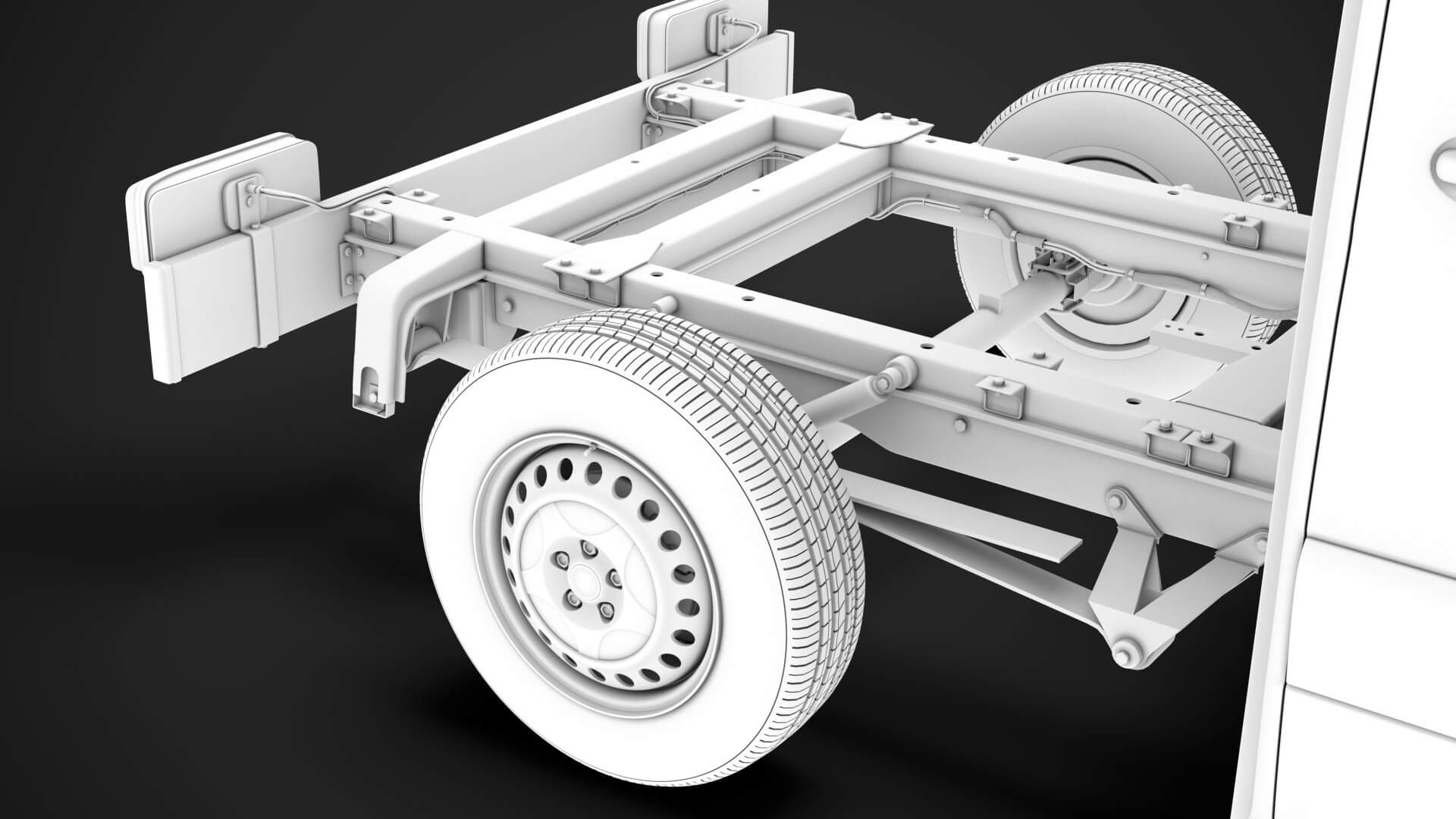 RAM Sprinter Chassis Crew Cab L1 FWD 2019 - 3D Model by Creator 3D