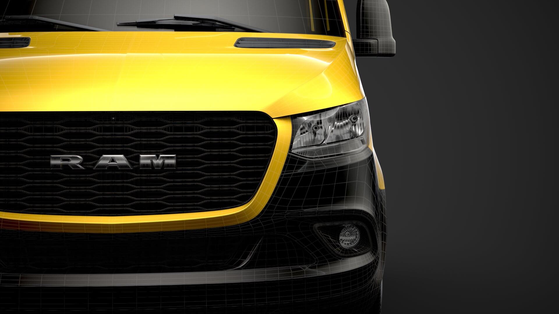 RAM Sprinter Chassis Crew Cab L1 FWD 2019 - 3D Model by Creator 3D