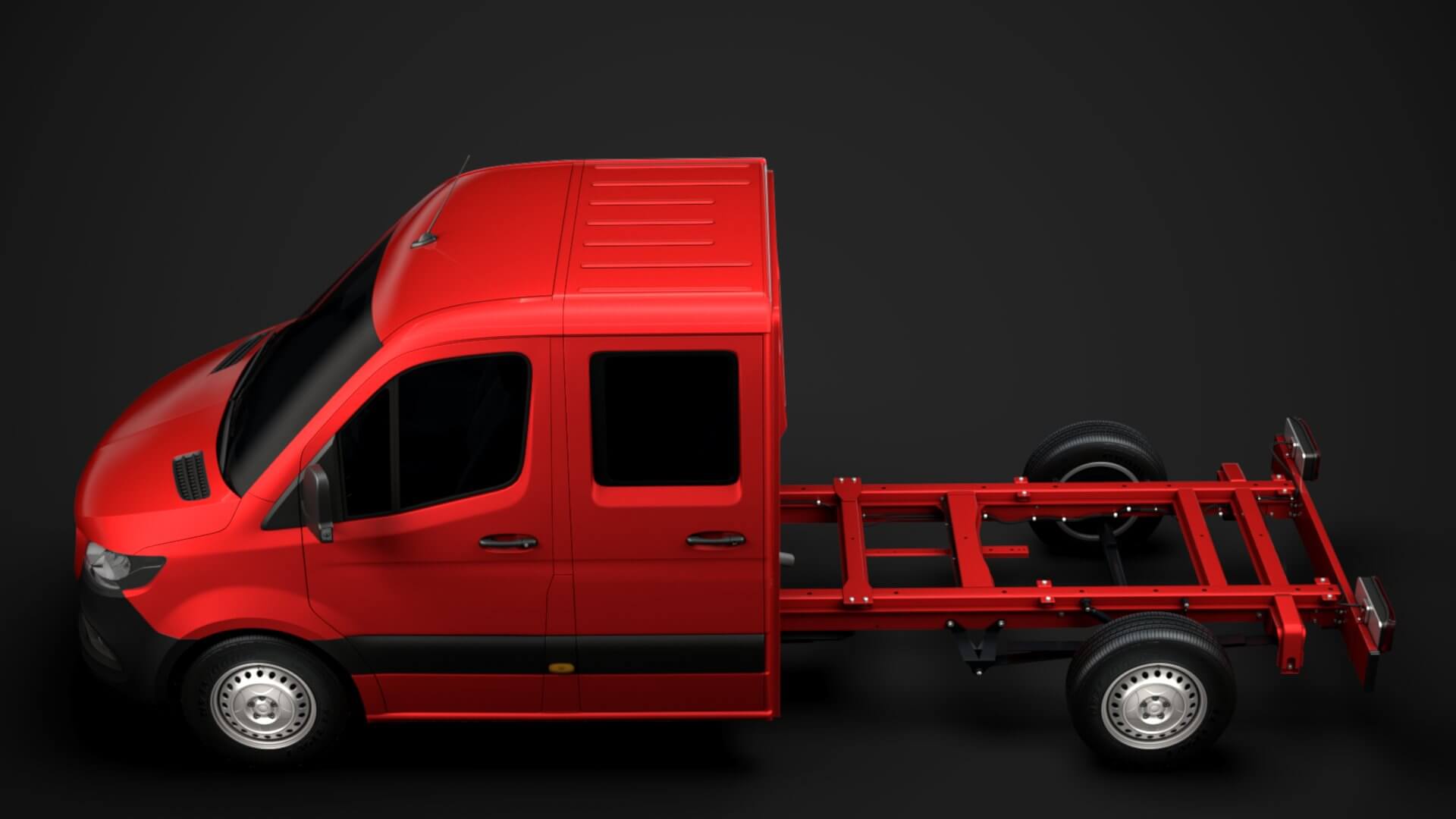 RAM Sprinter Chassis Crew Cab L2 FWD 2019 - 3D Model by Creator 3D