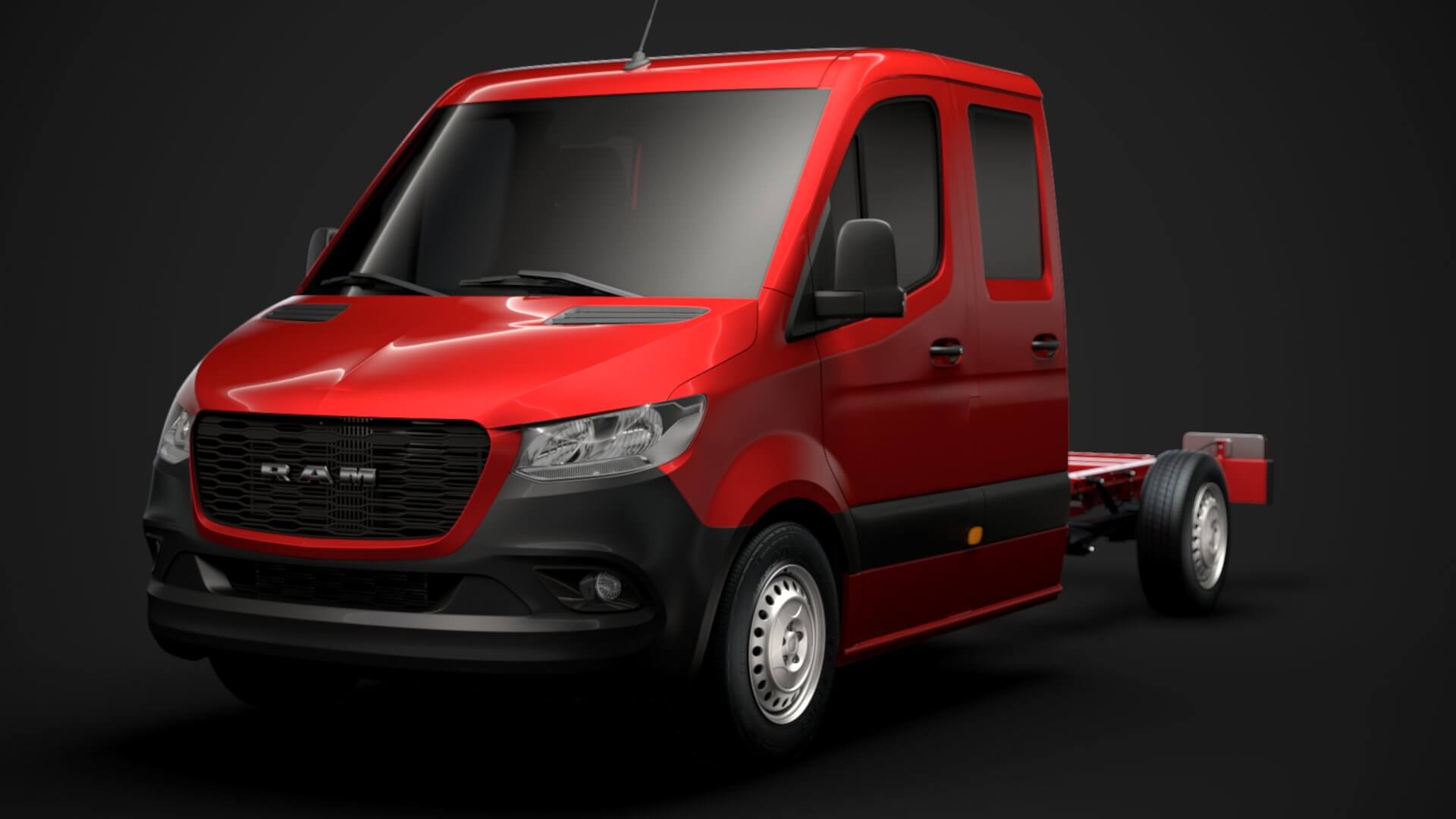RAM Sprinter Chassis Crew Cab L2 FWD 2019 - 3D Model by Creator 3D