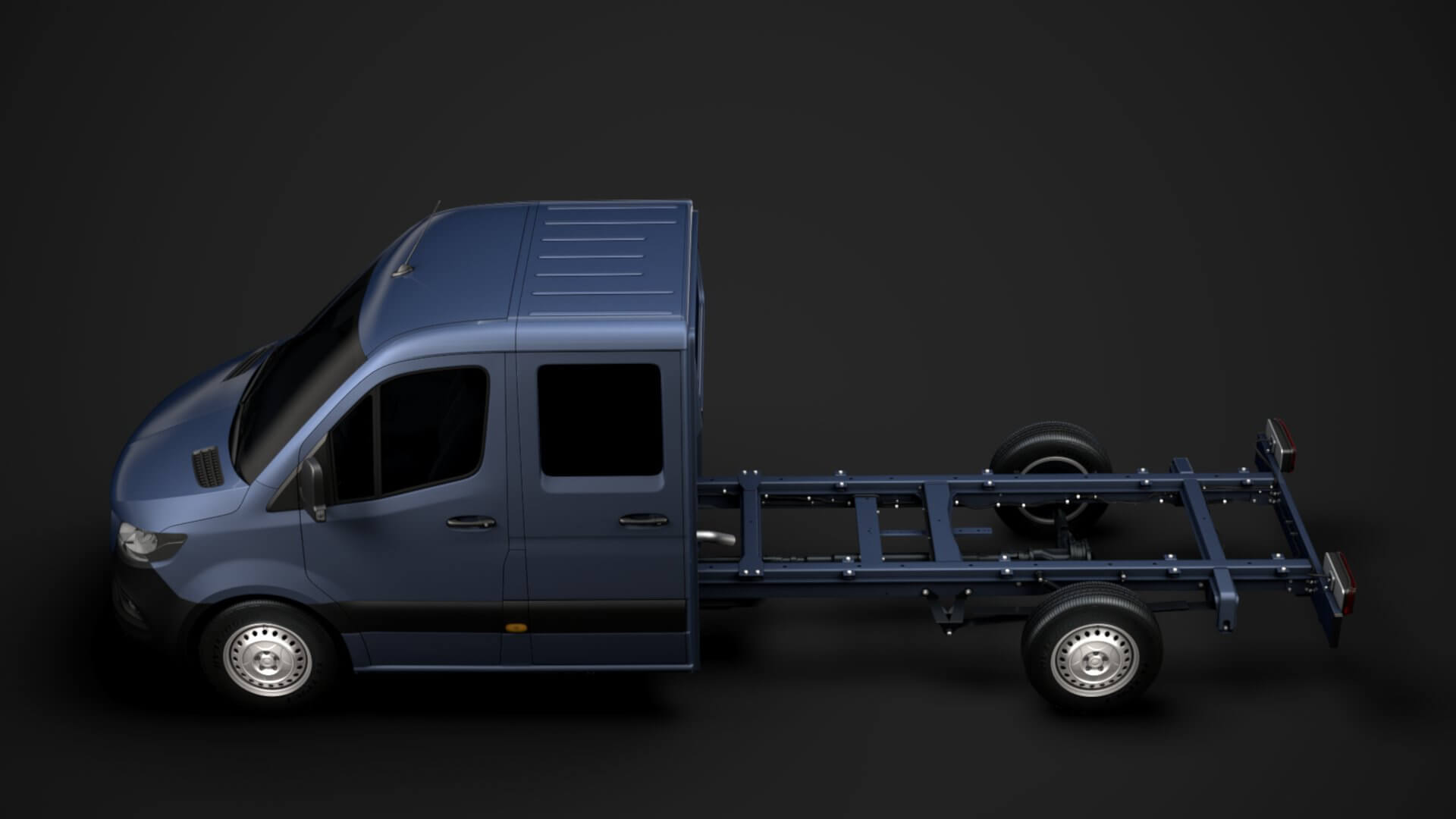 RAM Sprinter Chassis Crew Cab L3 RWD 2019 - 3D Model by Creator 3D