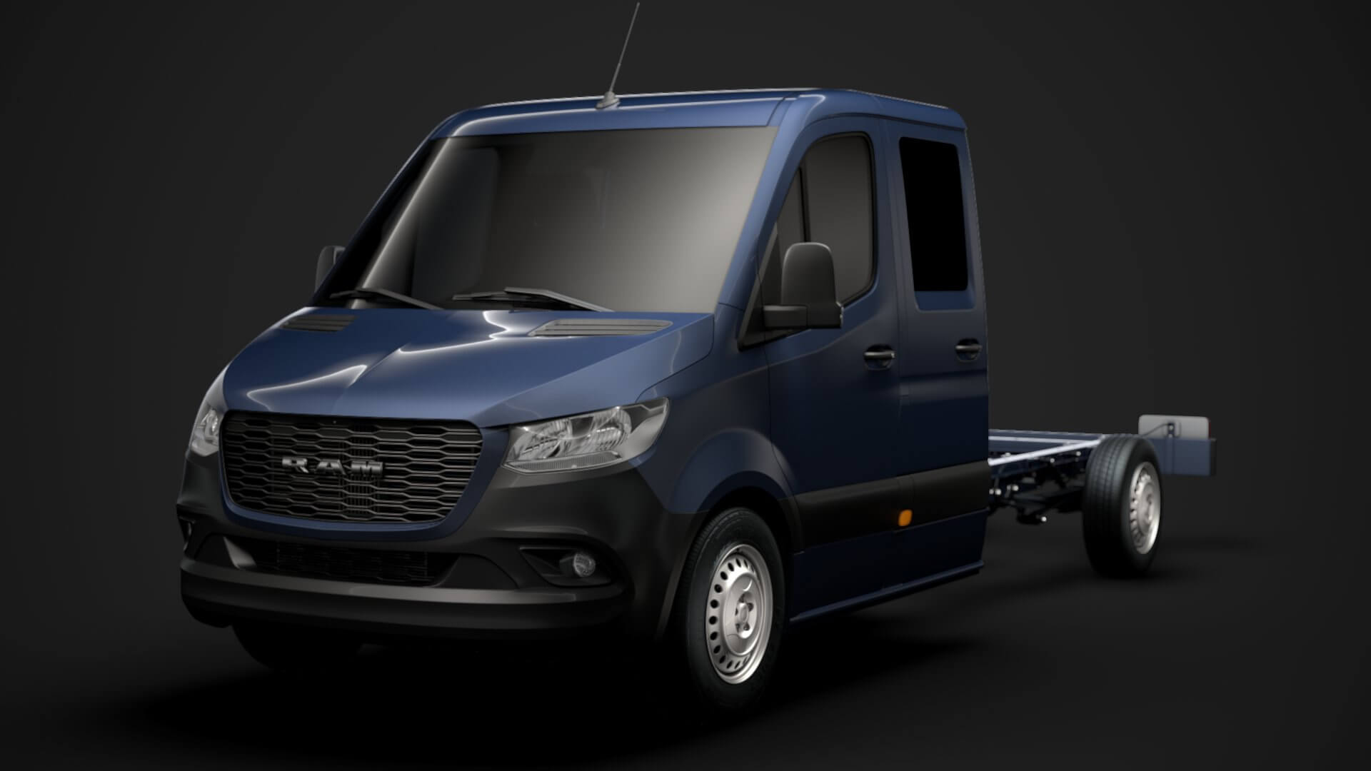RAM Sprinter Chassis Crew Cab L3 RWD 2019 - 3D Model by Creator 3D