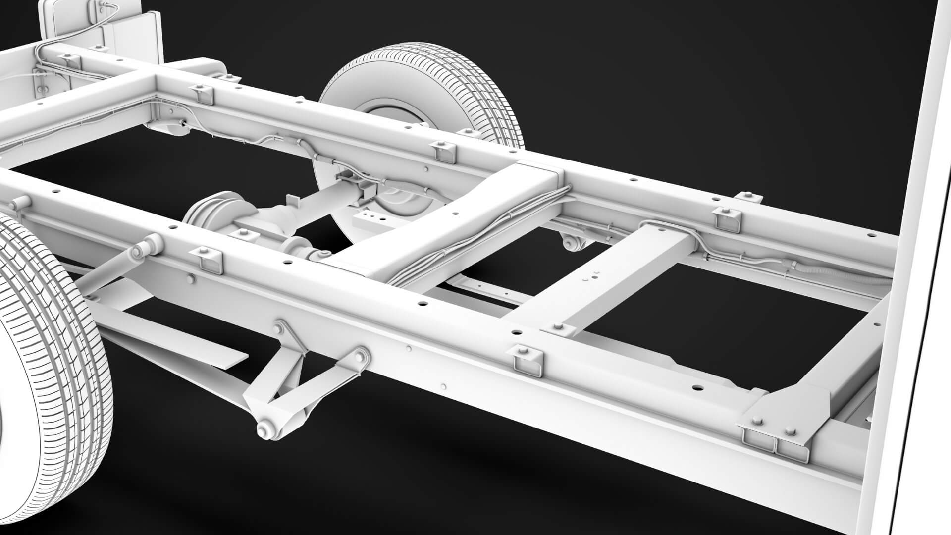 RAM Sprinter Chassis Crew Cab L3 RWD 2019 - 3D Model by Creator 3D