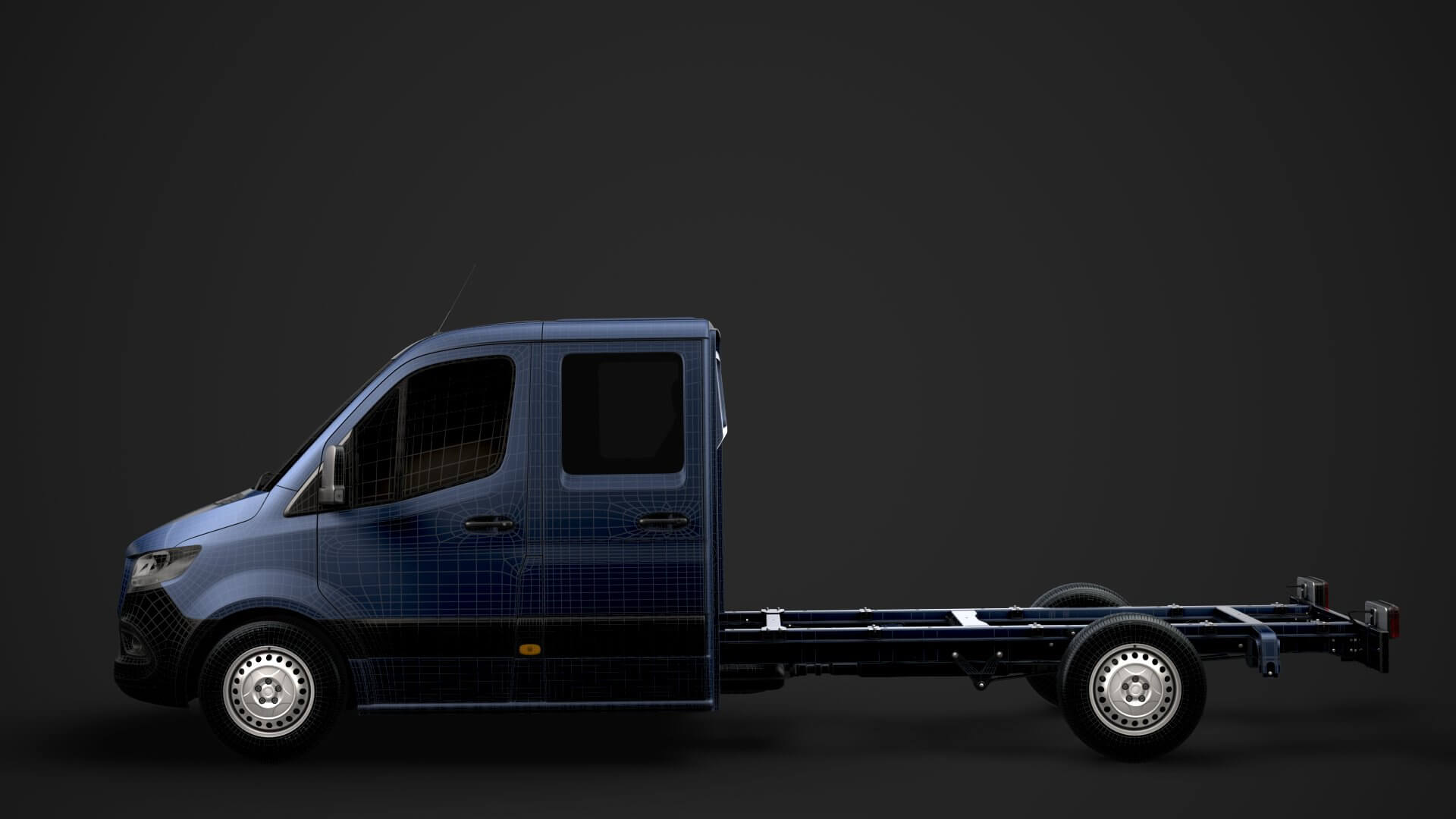 RAM Sprinter Chassis Crew Cab L3 RWD 2019 - 3D Model by Creator 3D