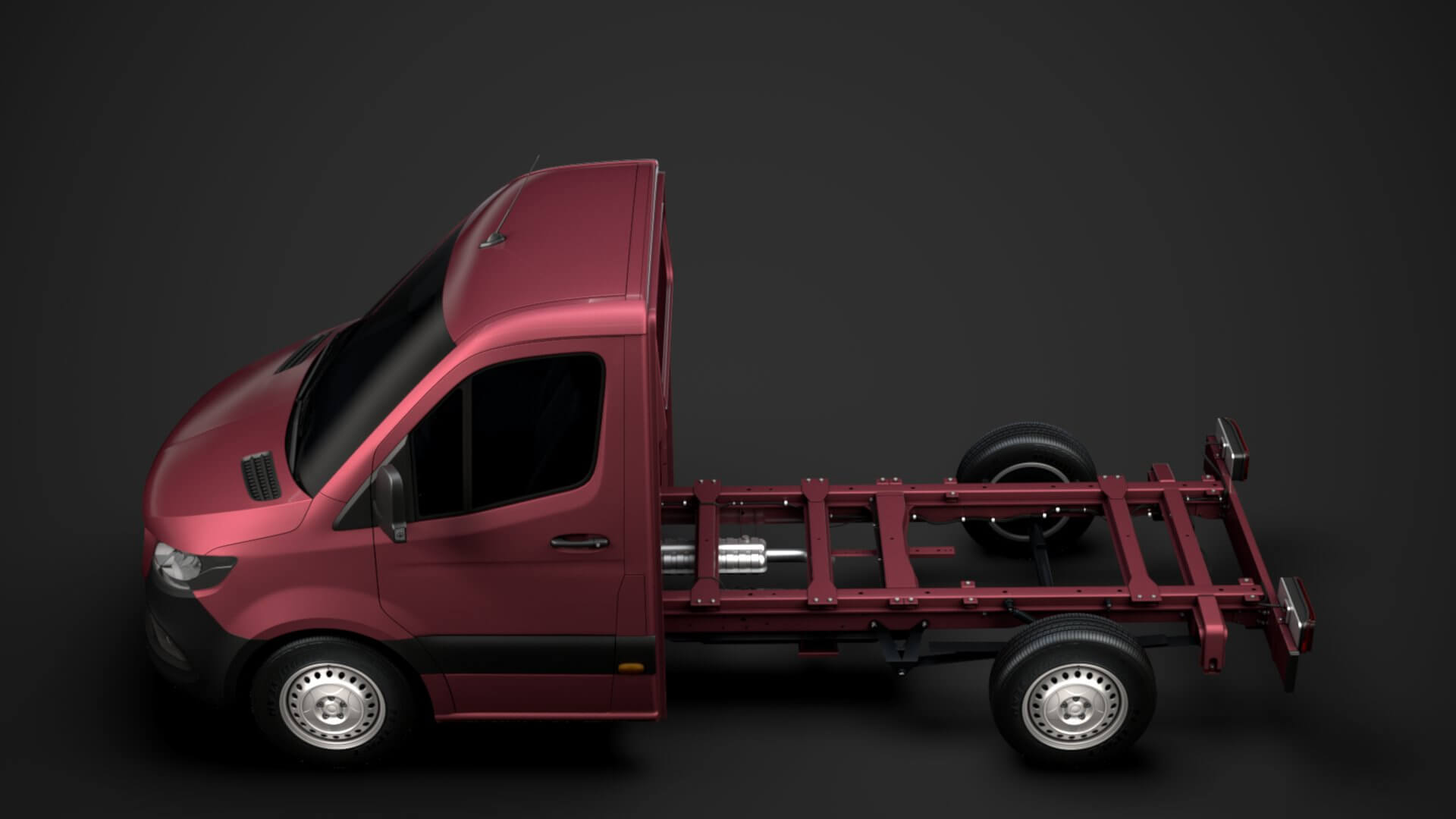 RAM Sprinter Chassis Single Cab L1 FWD 2019 - 3D Model by Creator 3D