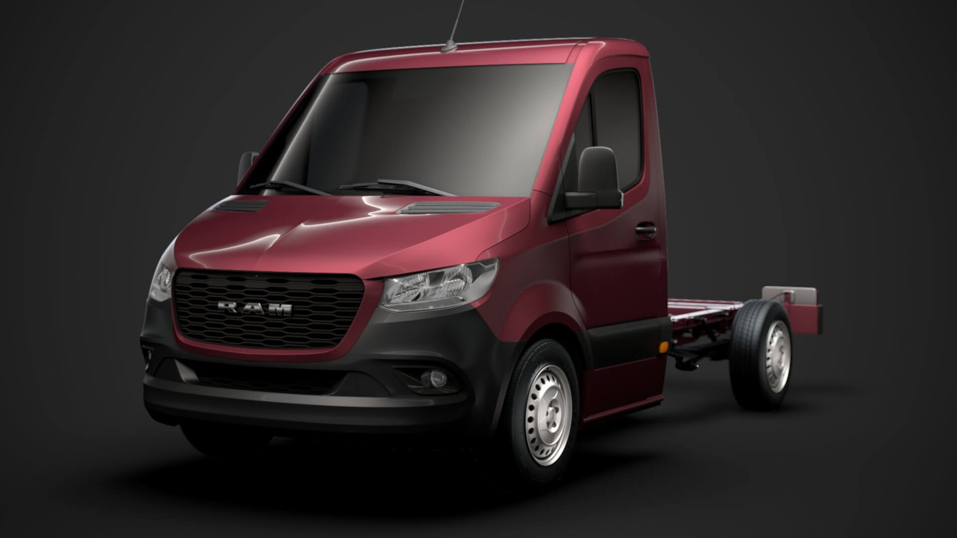 RAM Sprinter Chassis Single Cab L1 FWD 2019 - 3D Model by Creator 3D
