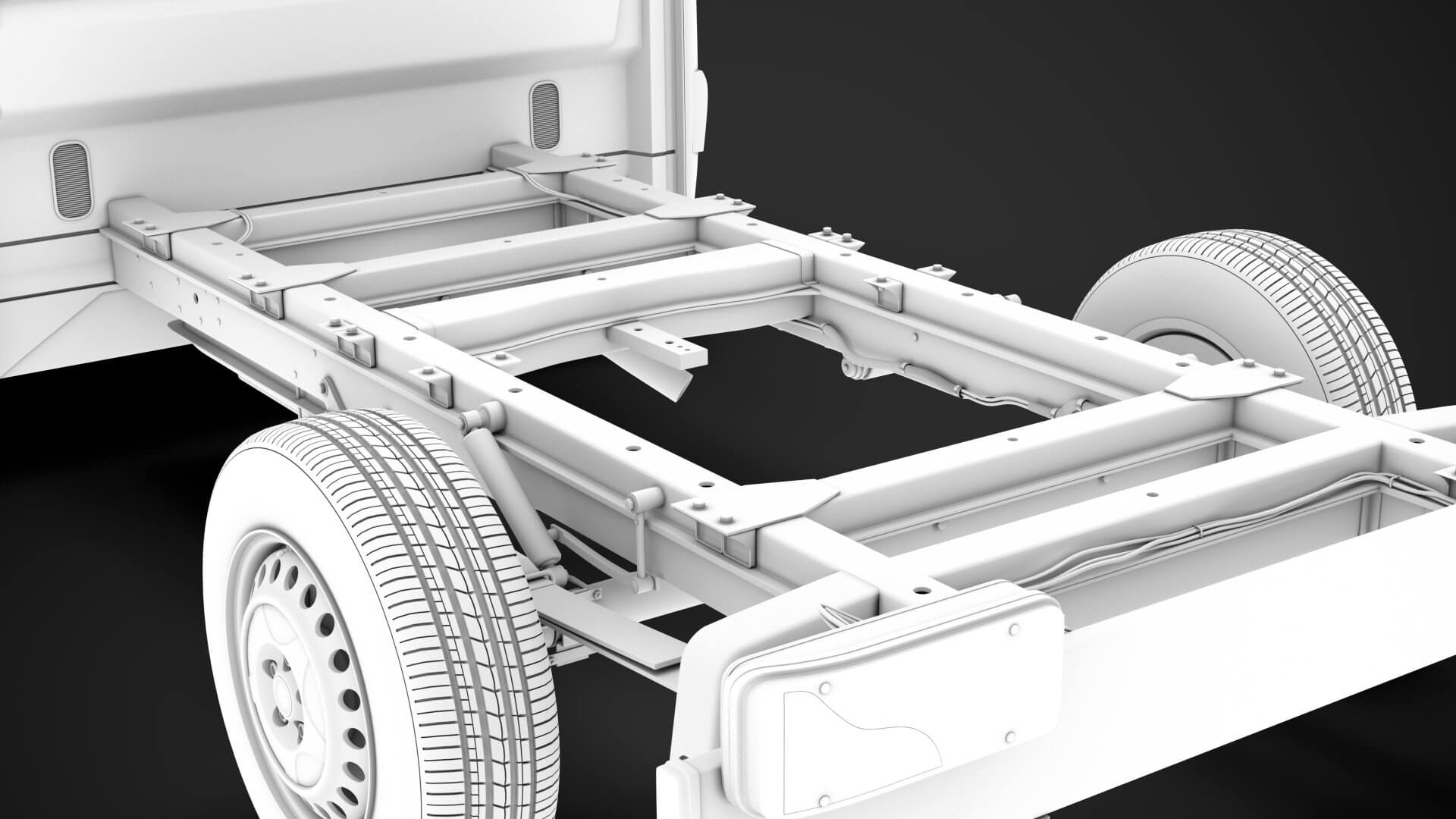 RAM Sprinter Chassis Single Cab L1 FWD 2019 - 3D Model by Creator 3D
