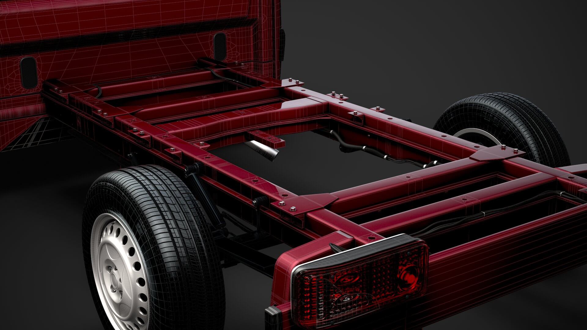 RAM Sprinter Chassis Single Cab L1 FWD 2019 - 3D Model by Creator 3D
