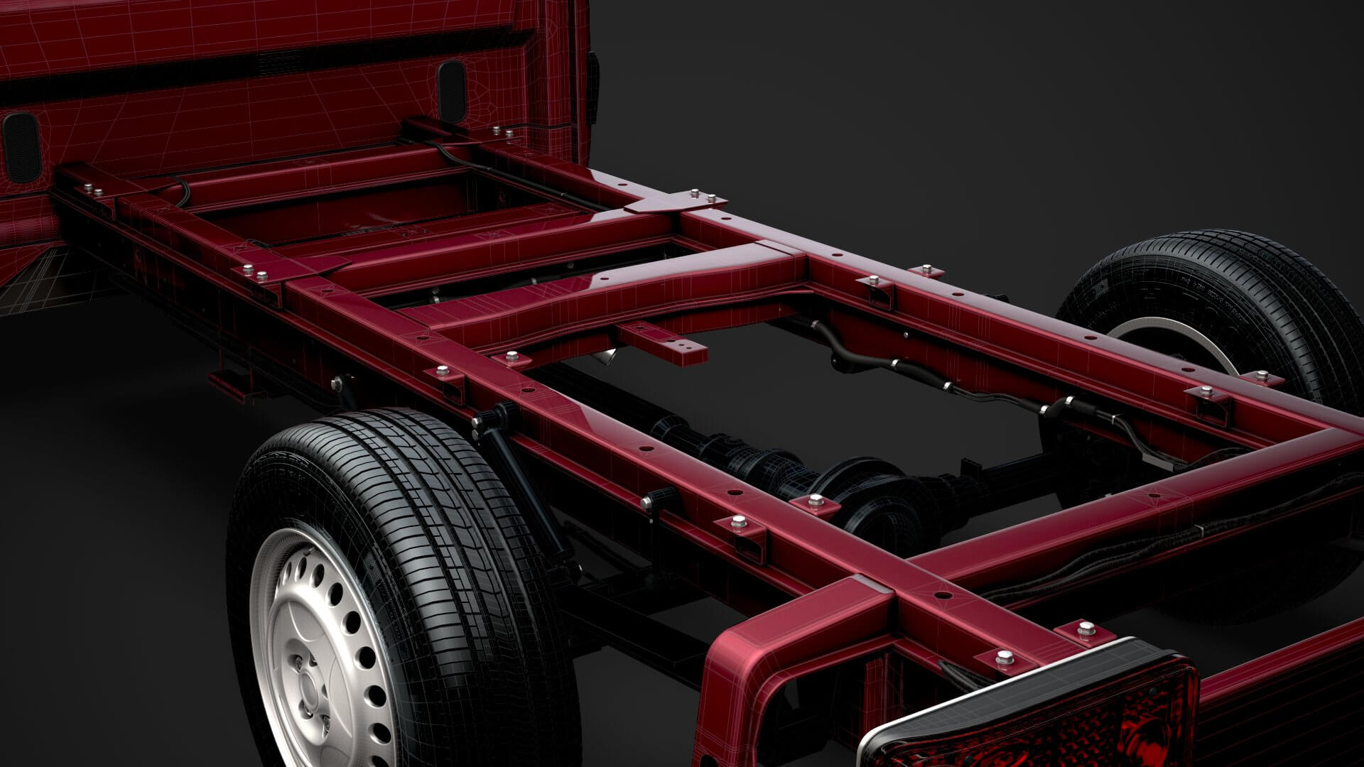 RAM Sprinter Chassis Single Cab L2 RWD 2019 - 3D Model by Creator 3D