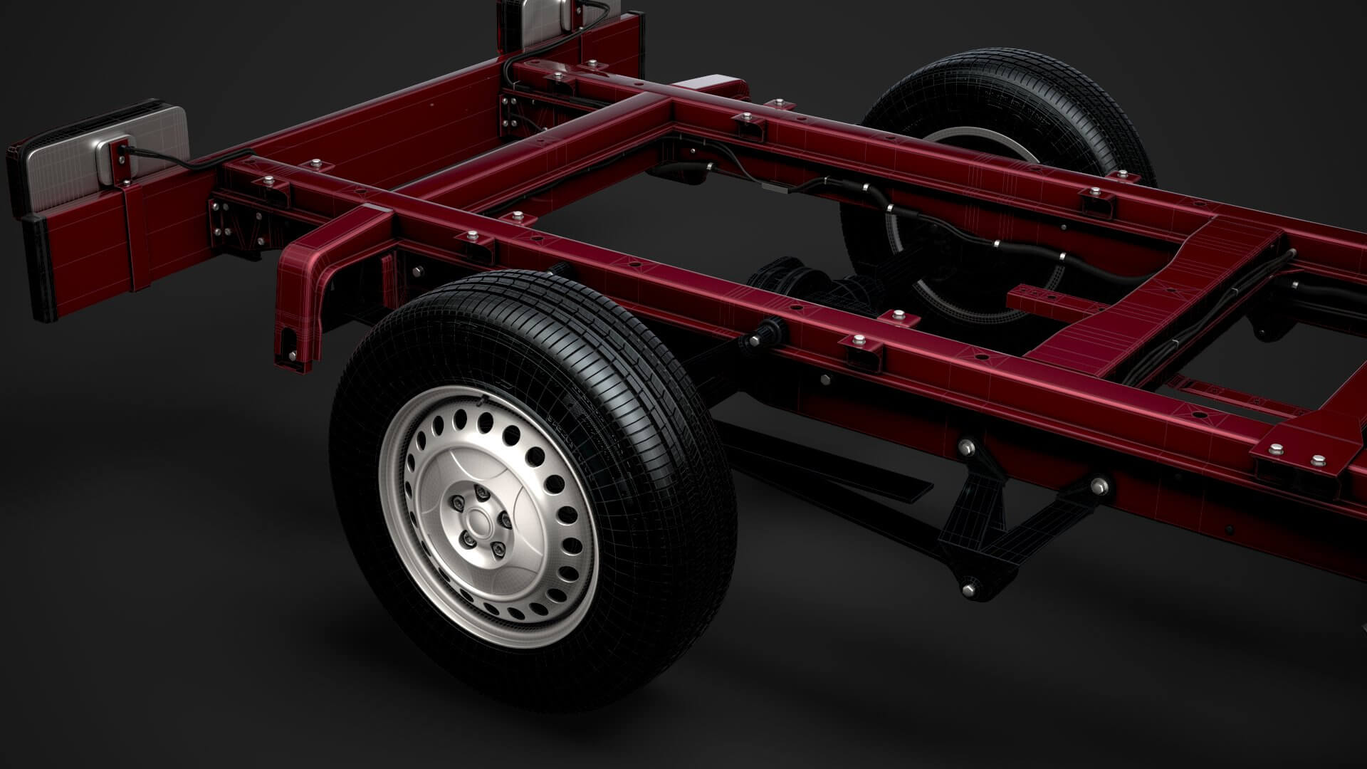 RAM Sprinter Chassis Single Cab L2 RWD 2019 - 3D Model by Creator 3D