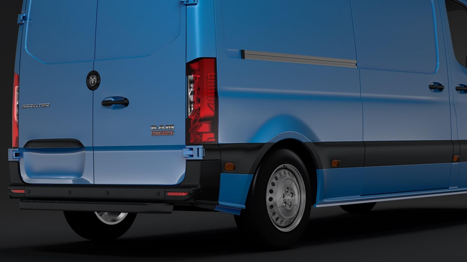 RAM Sprinter Panel Van L2H1 FWD 2019 - 3D Model by Creator 3D