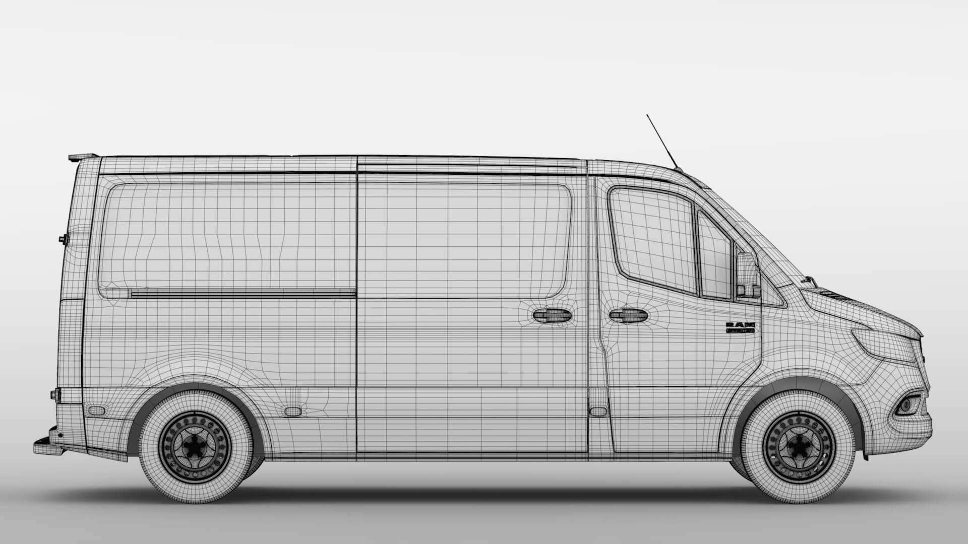 RAM Sprinter Panel Van L2H1 FWD 2019 - 3D Model by Creator 3D