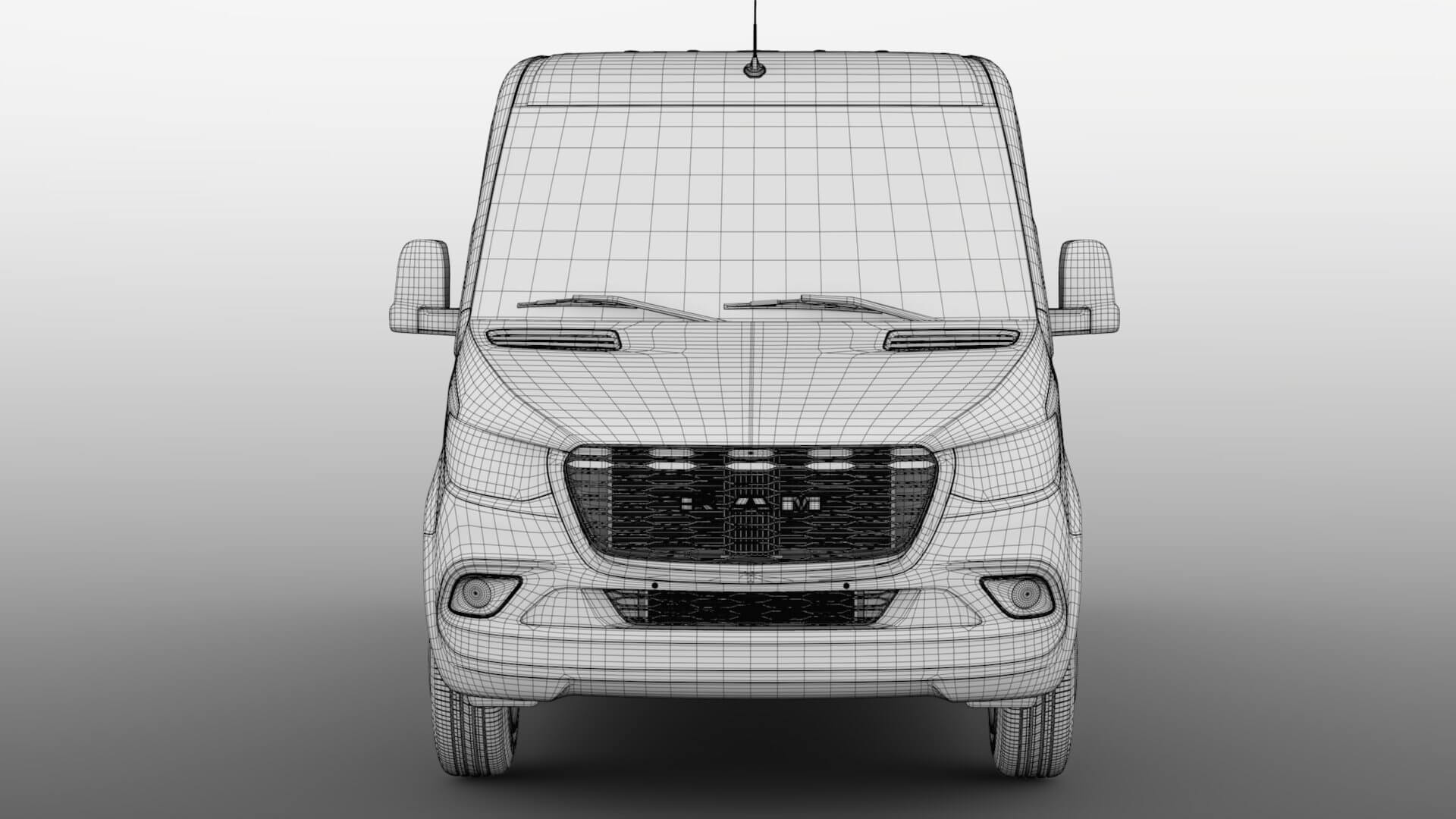 RAM Sprinter Panel Van L2H1 RWD 2019 - 3D Model by Creator 3D
