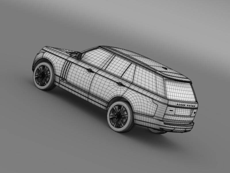 Range Rover Autobiography Hybrid L405 - 3D Model by Creator 3D