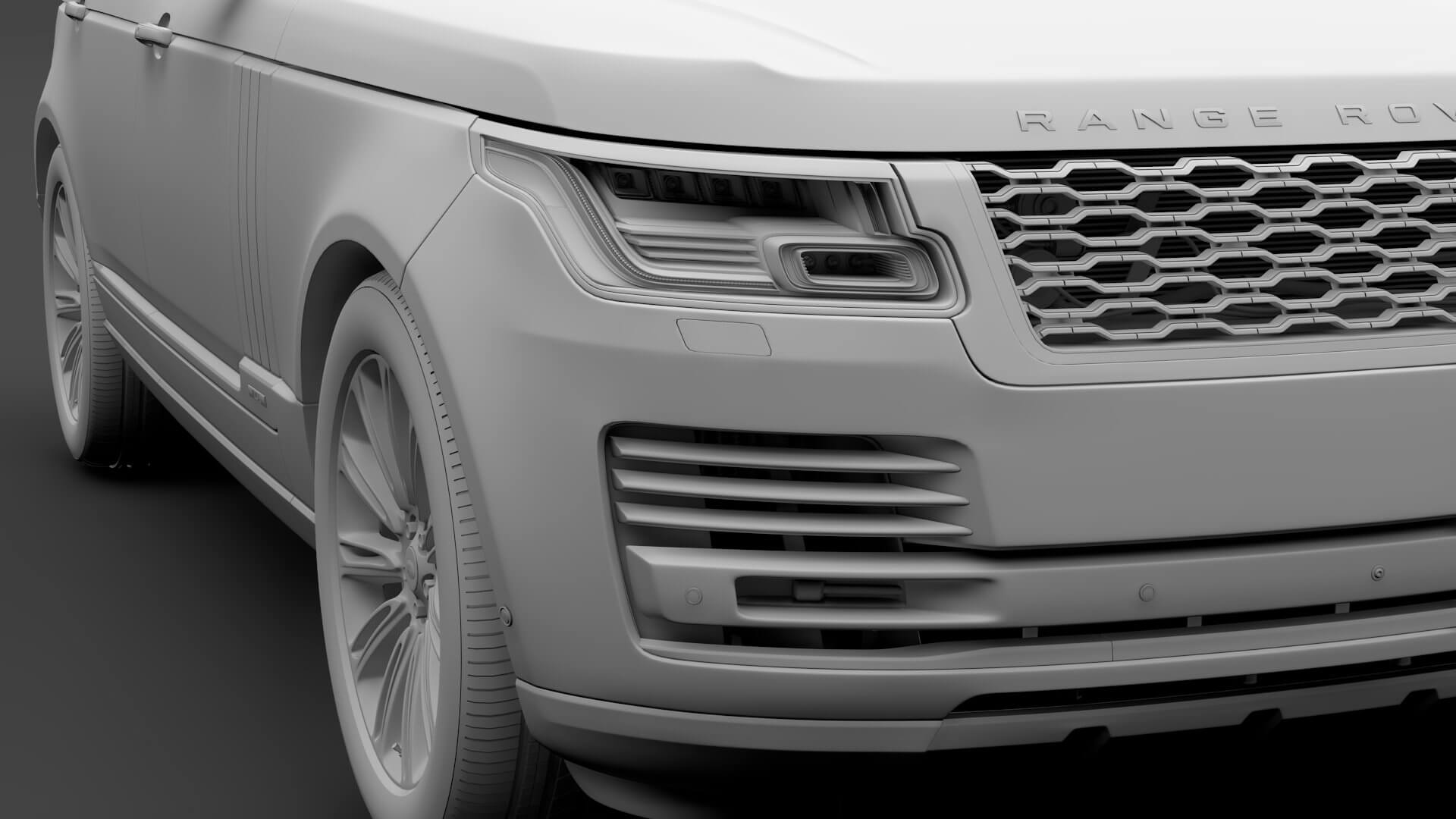 Range Rover Autobiography LWB L405 2018 - 3D Model by Creator 3D