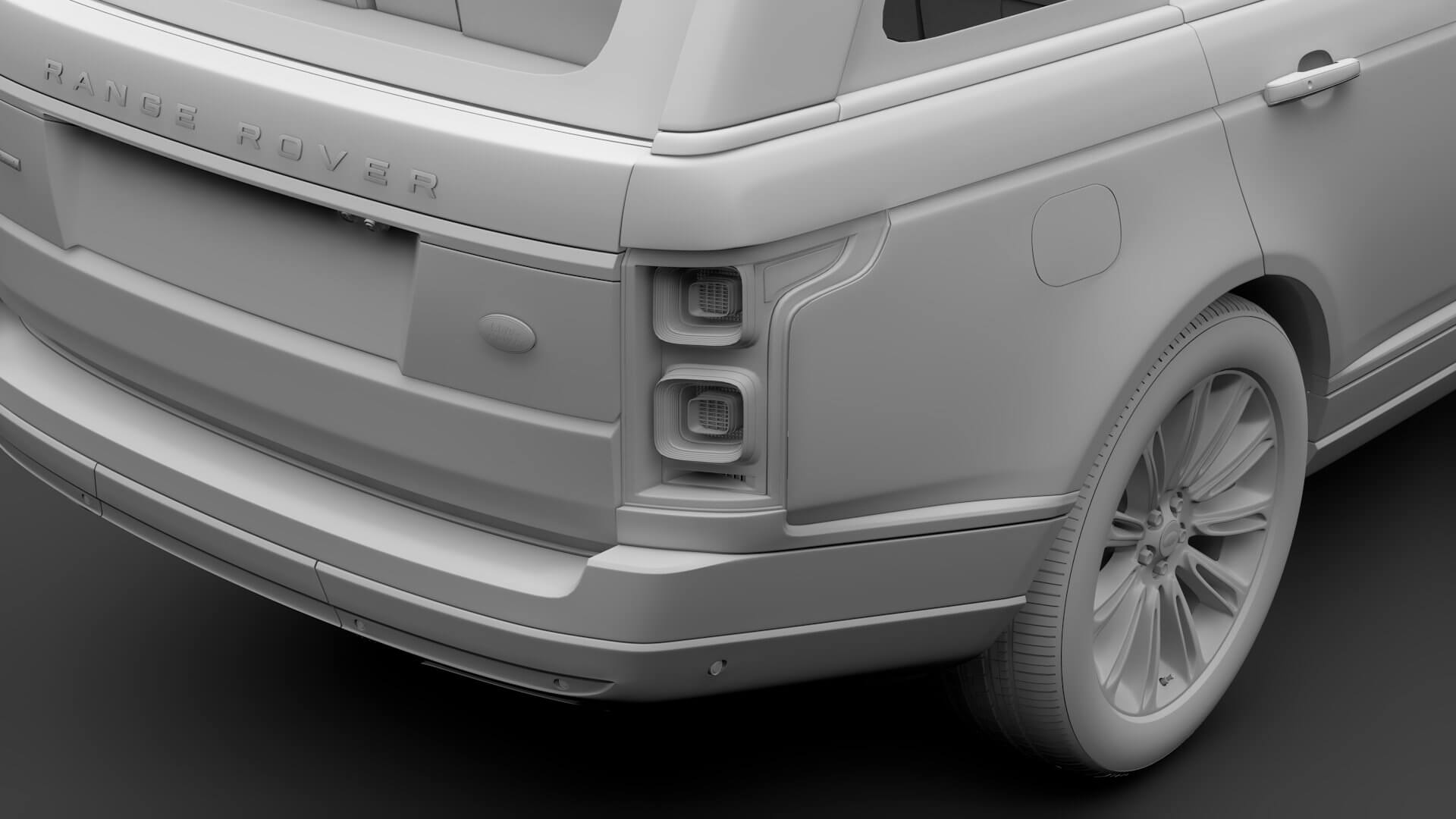 Range Rover Autobiography LWB L405 2018 - 3D Model by Creator 3D