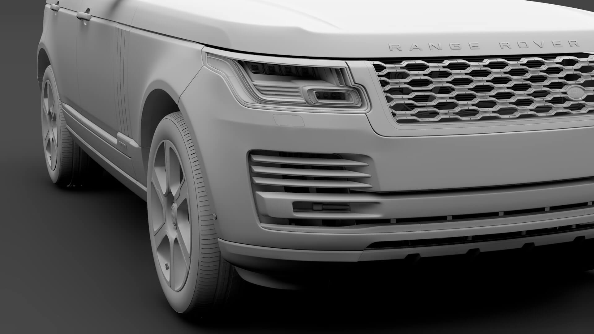 Range Rover Hybrid L405 2018 - 3D Model by Creator 3D