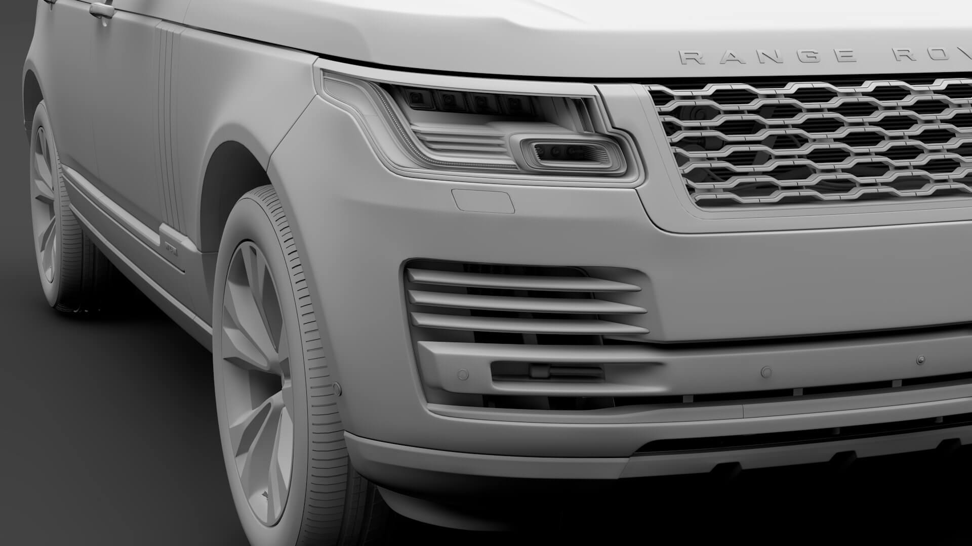 Range Rover Supercharged LWB L405 2018 - 3D Model by Creator 3D