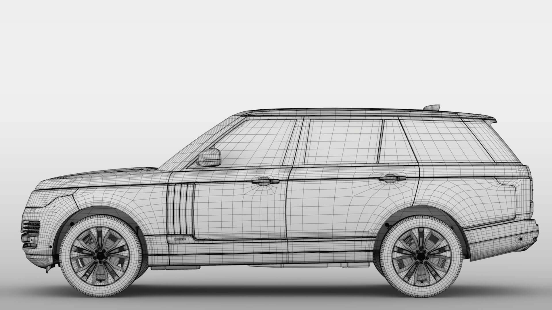 Range Rover Supercharged LWB L405 2018 - 3D Model by Creator 3D