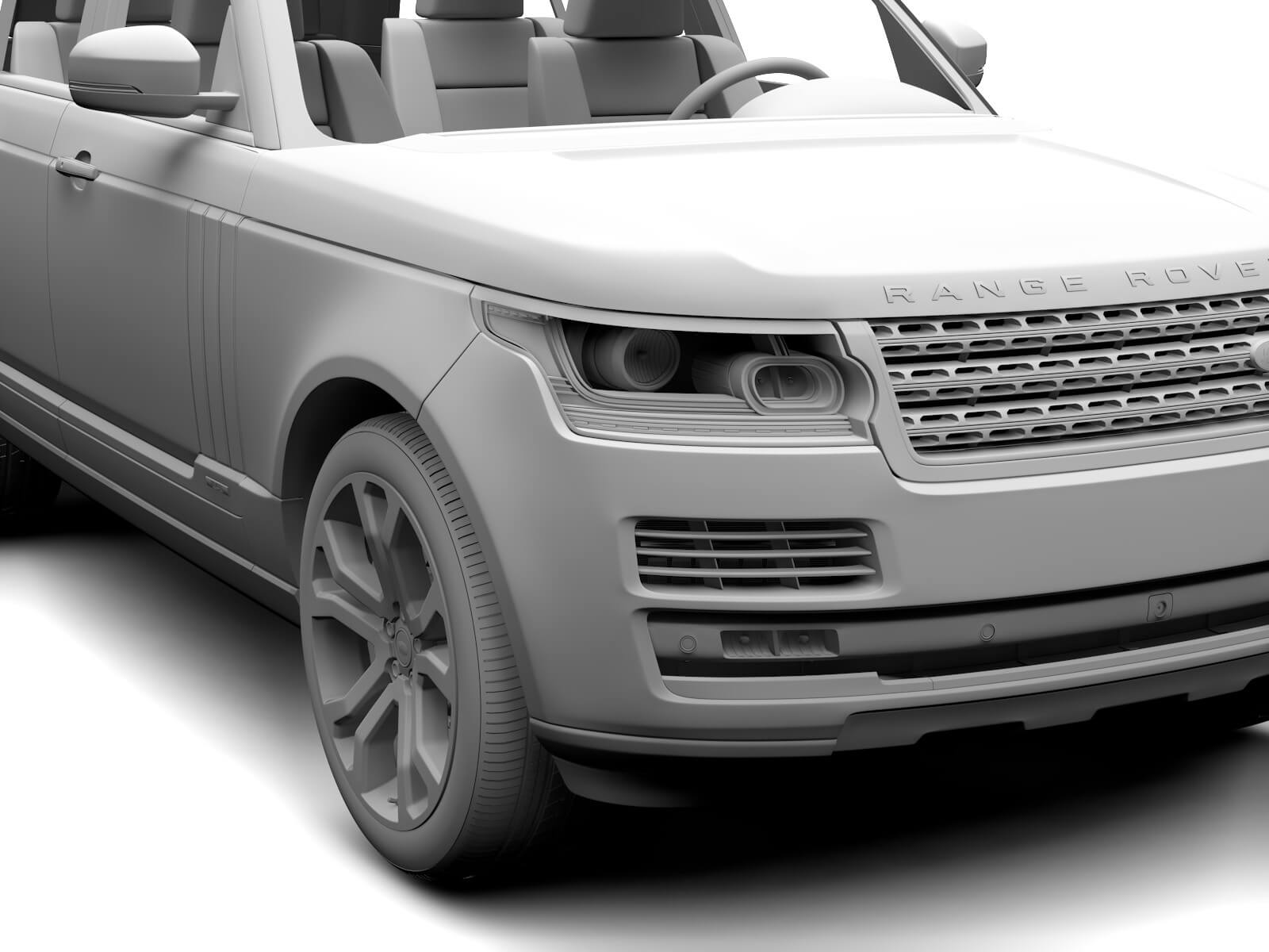Range Rover SVAutobiography Dynamic LWB 2017 - 3D Model by Creator 3D