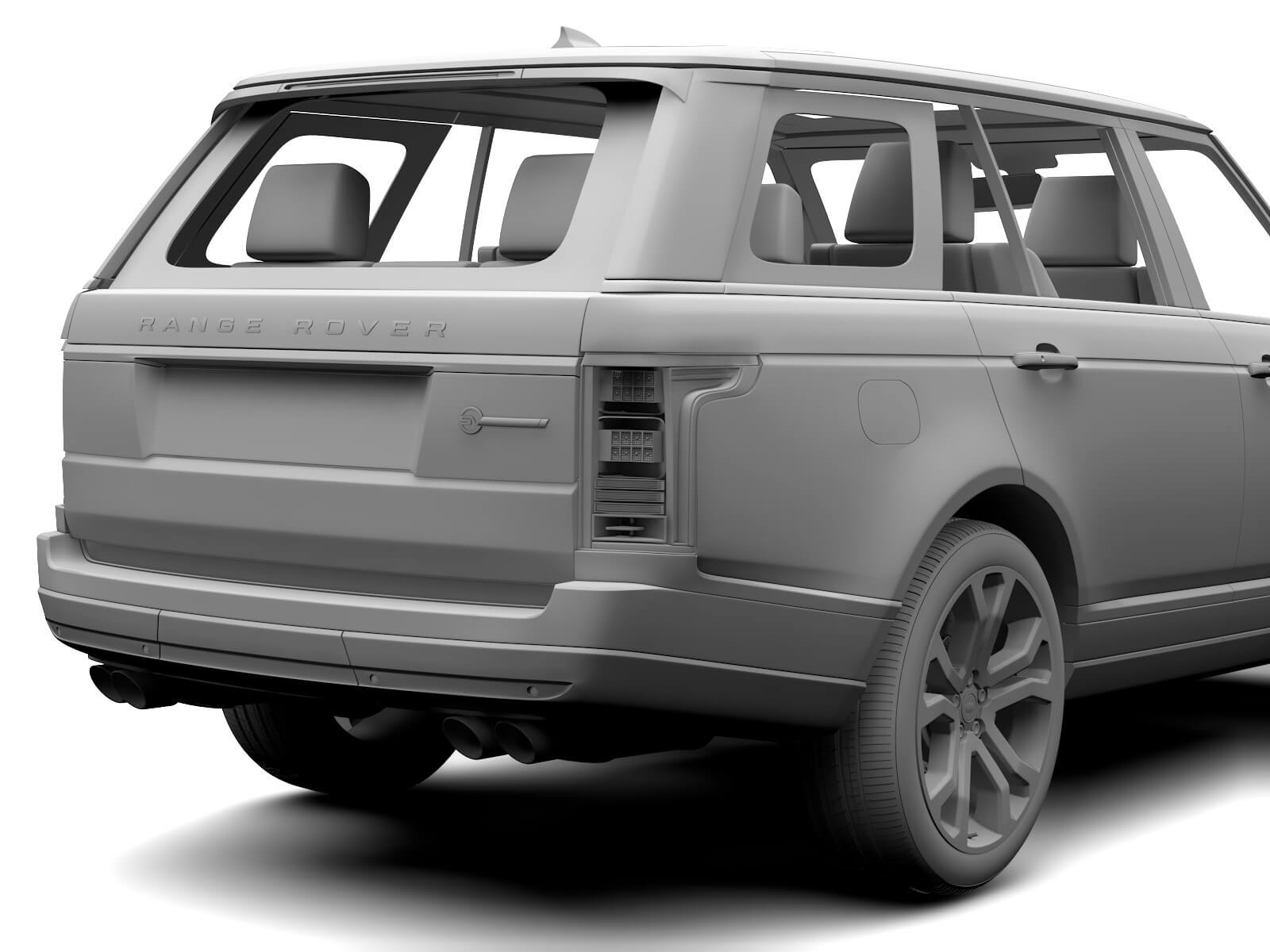 Range Rover SVAutobiography Dynamic LWB 2017 - 3D Model by Creator 3D