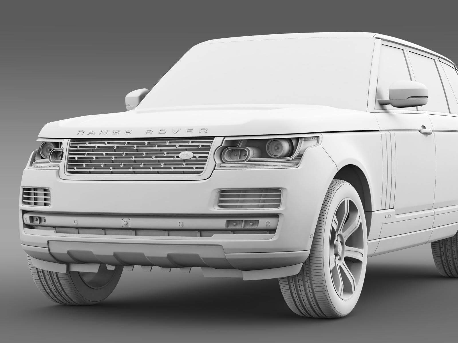 Range Rover SV Autobiography LWB L405 2016 - 3D Model by Creator 3D