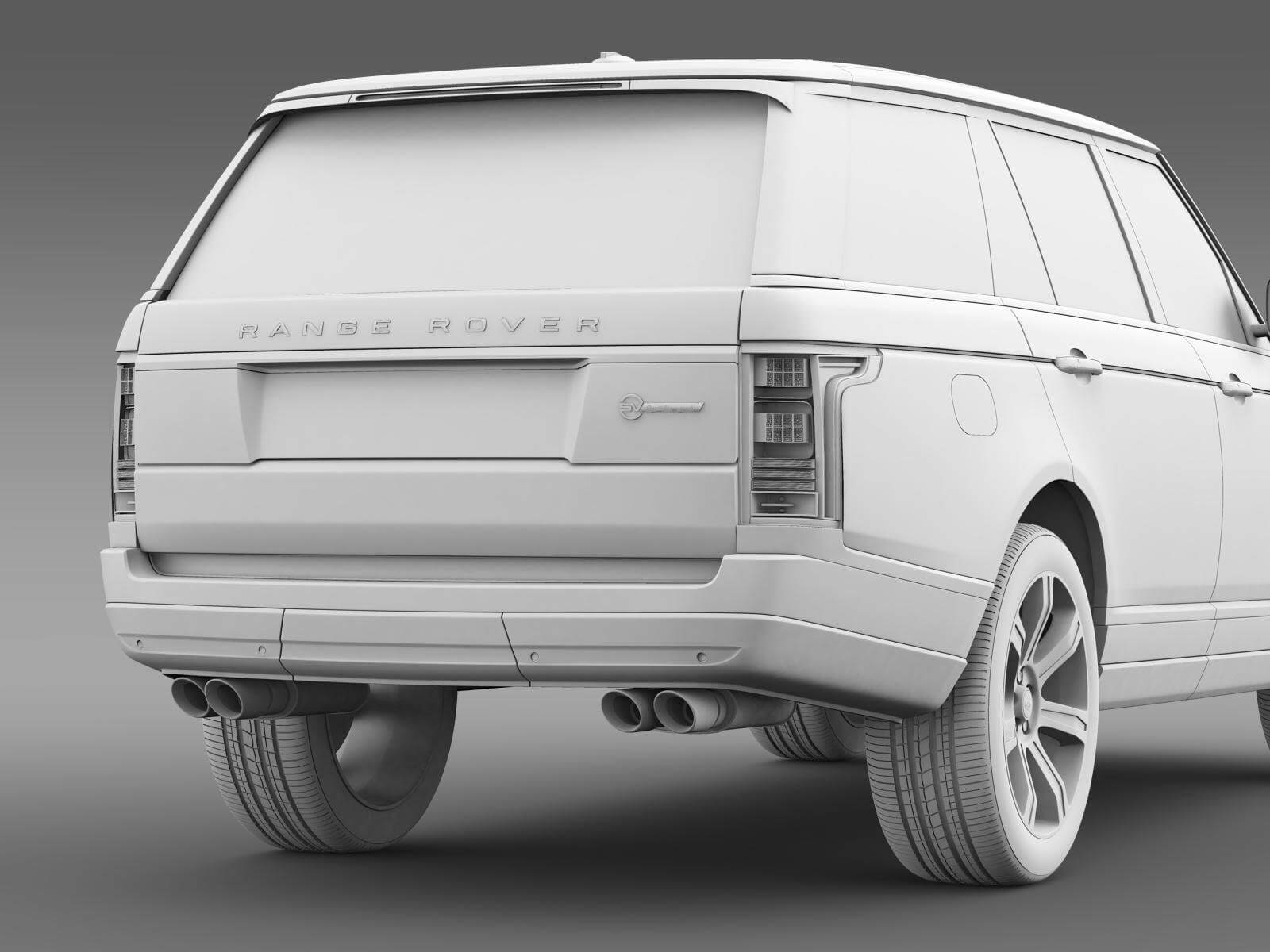 Range Rover SV Autobiography LWB L405 2016 - 3D Model by Creator 3D