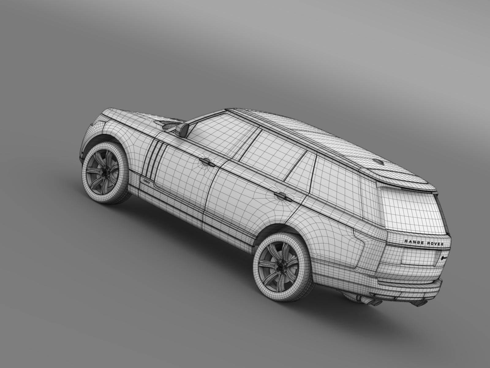 Range Rover SV Autobiography LWB L405 2016 - 3D Model by Creator 3D