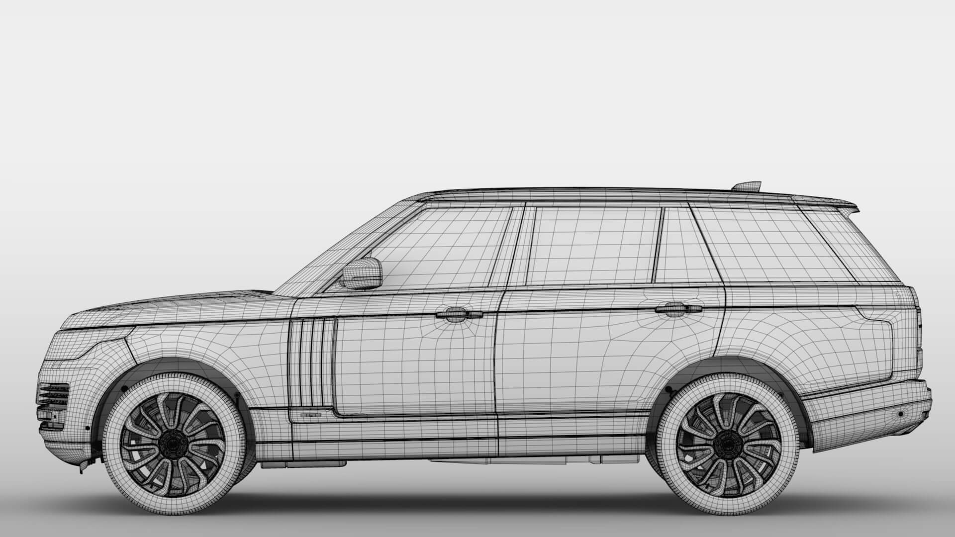 Range Rover Vogue SE LWB L405 2018 - 3D Model by Creator 3D
