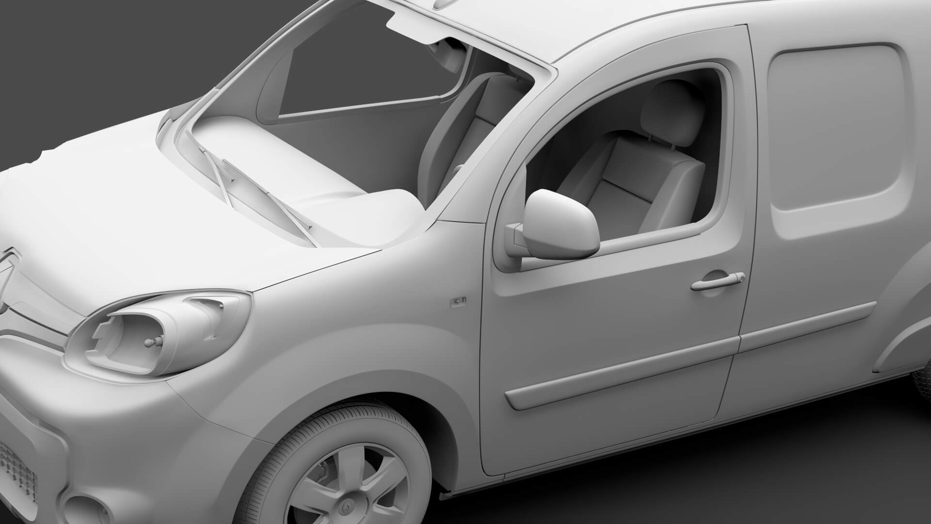 Renault Kangoo Maxi Van 2017 L3 2017 - 3D Model by Creator 3D