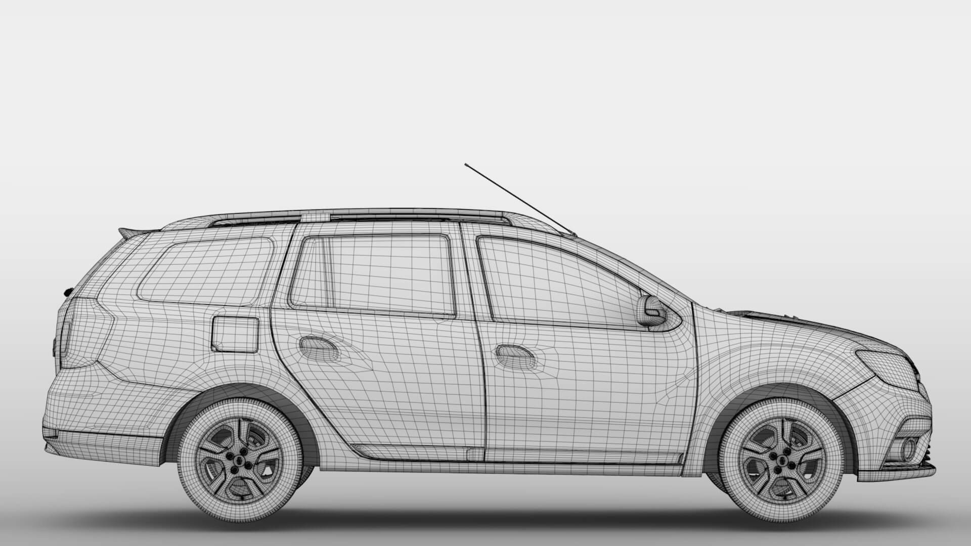 Renault Logan MCV 2018 - 3D Model by Creator 3D