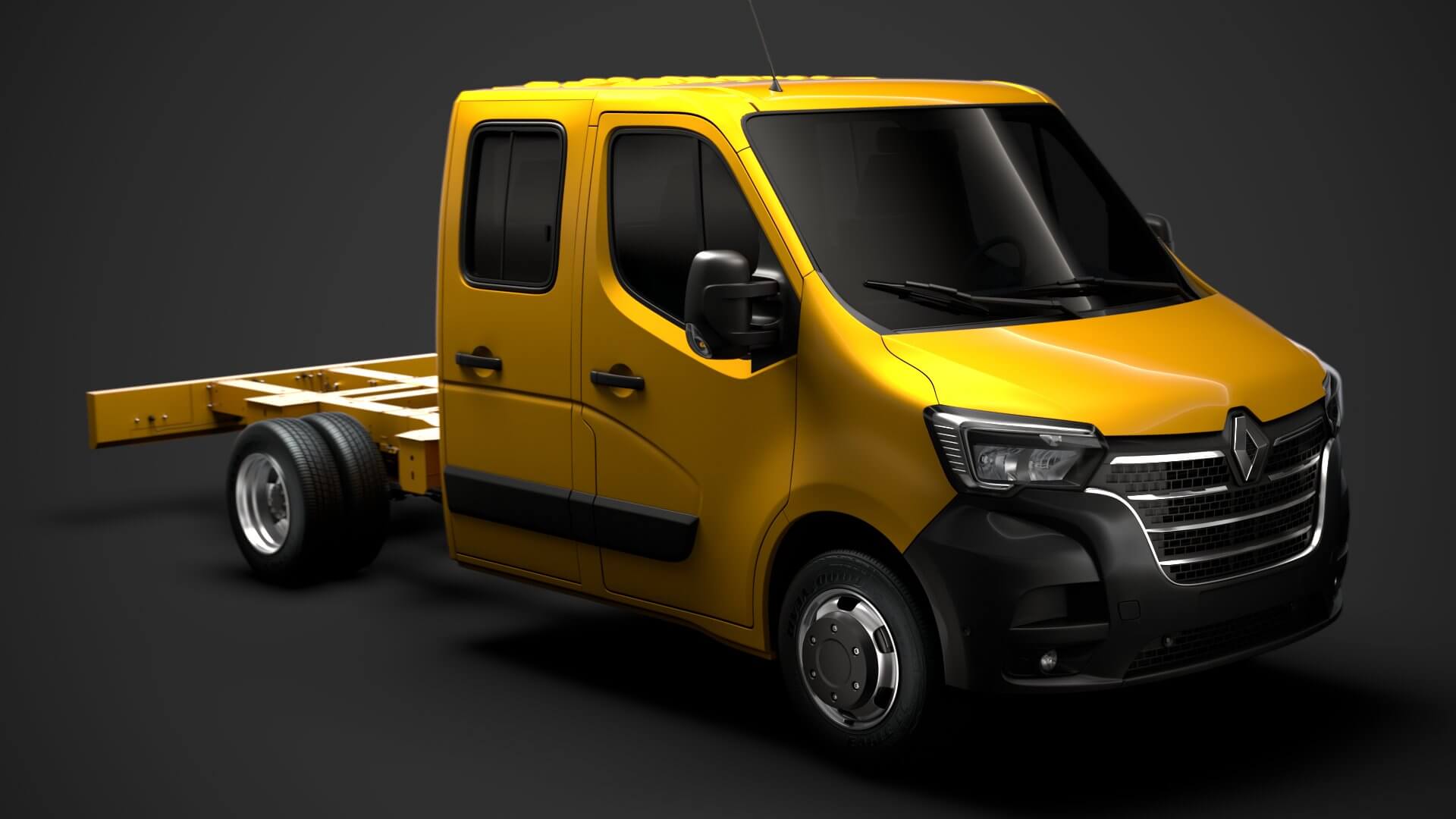 Renault Master Crew Cab DW E20 Chassis 2020 - 3D Model by Creator 3D