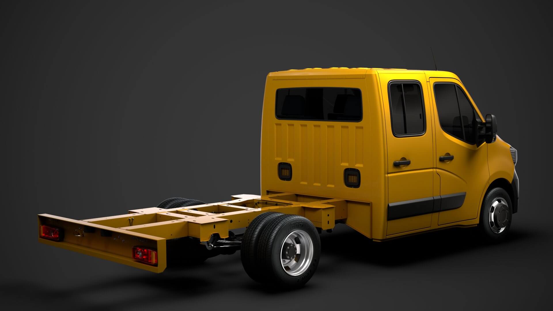 Renault Master Crew Cab DW E20 Chassis 2020 - 3D Model by Creator 3D