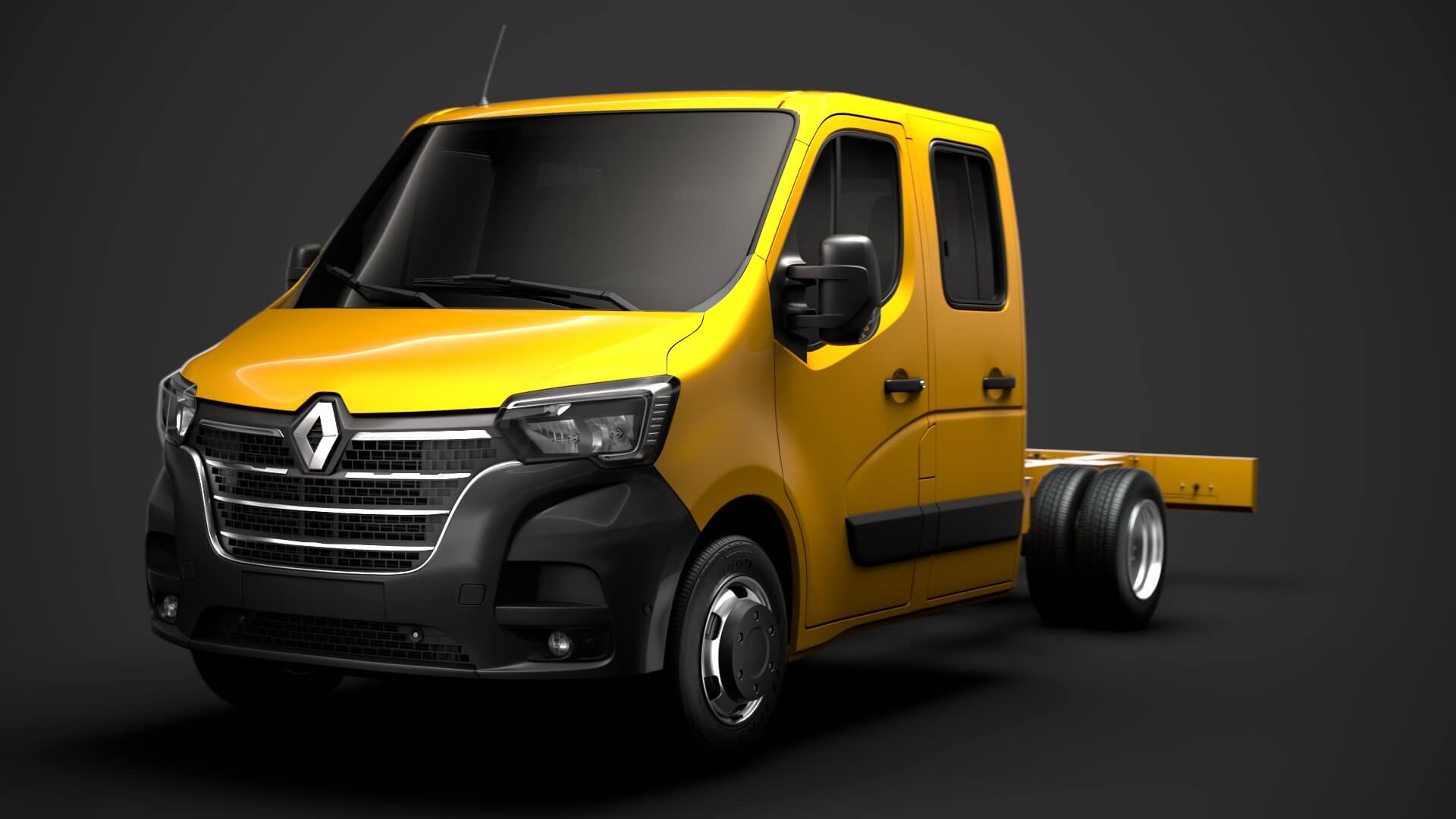 Renault Master Crew Cab DW E20 Chassis 2020 - 3D Model by Creator 3D
