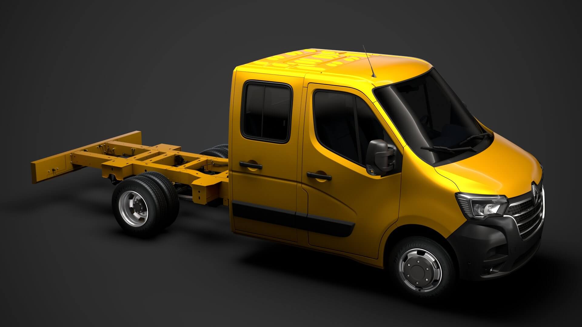 Renault Master Crew Cab DW E20 Chassis 2020 - 3D Model by Creator 3D