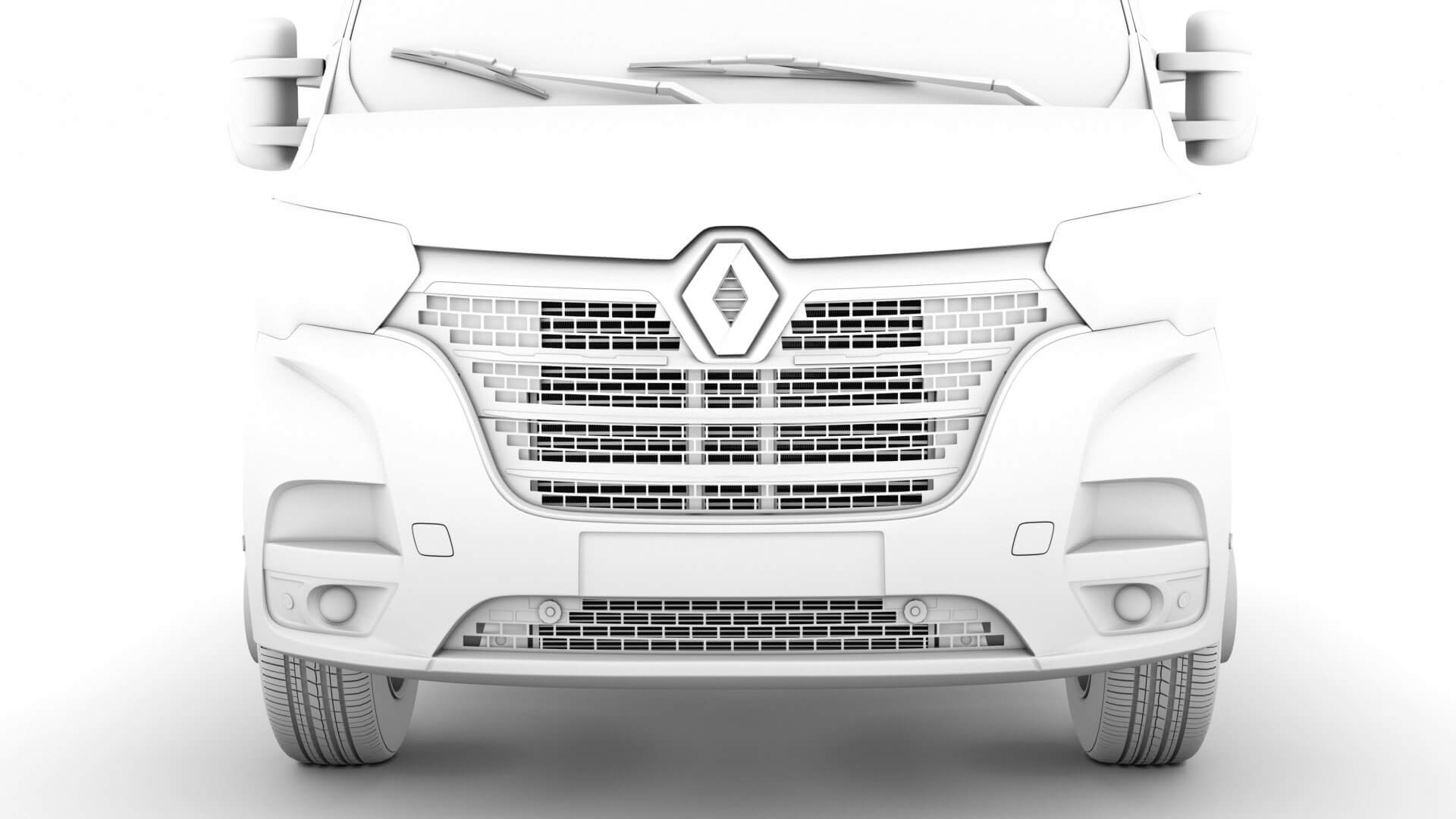 Renault Master Crew Cab DW E20 Chassis 2020 - 3D Model by Creator 3D