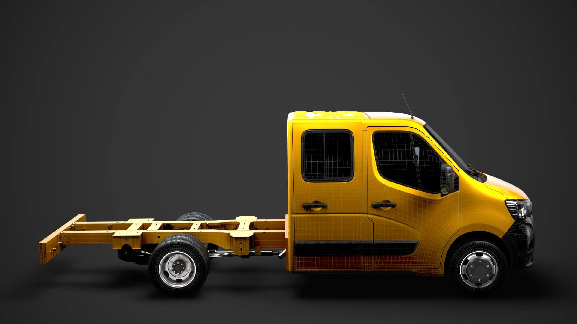 Renault Master Crew Cab DW E20 Chassis 2020 - 3D Model by Creator 3D