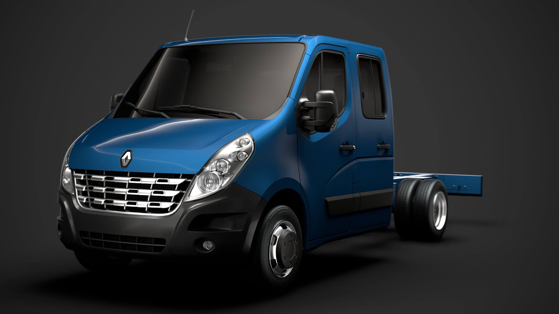 Renault Master CrewCab DW E20 Chassis 2010 - 3D Model by Creator 3D