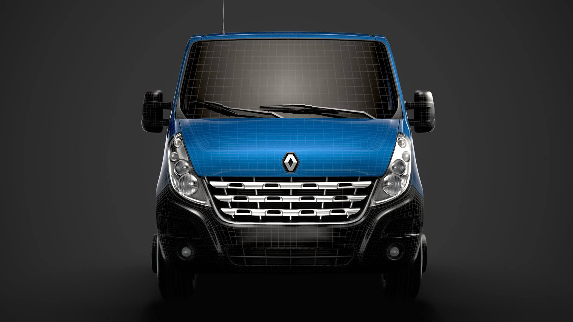 Renault Master CrewCab DW E20 Chassis 2010 - 3D Model by Creator 3D