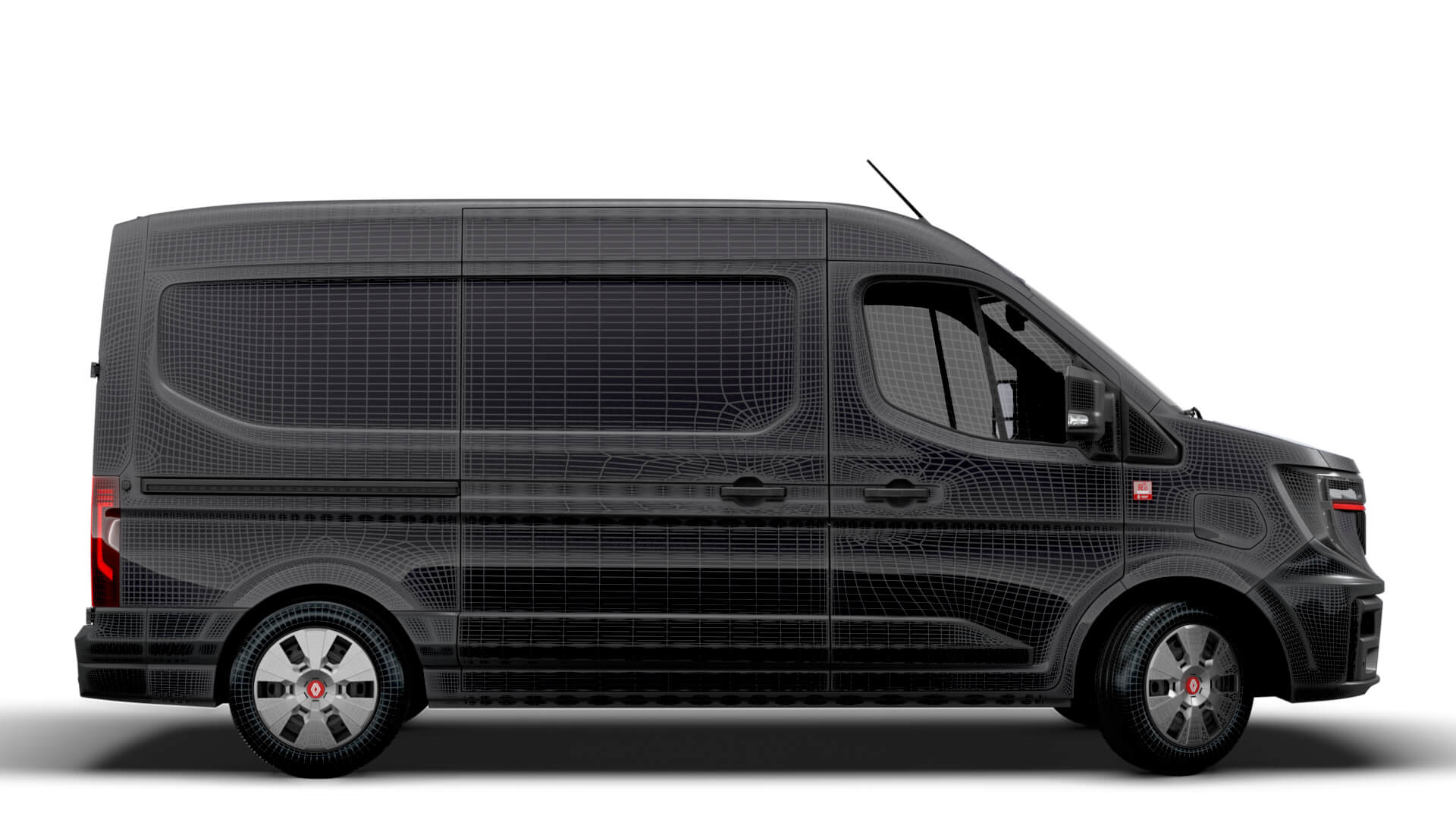 Renault Master E-Tech Red Edition L2H2 Van 2024 3D Model by Creator 3D