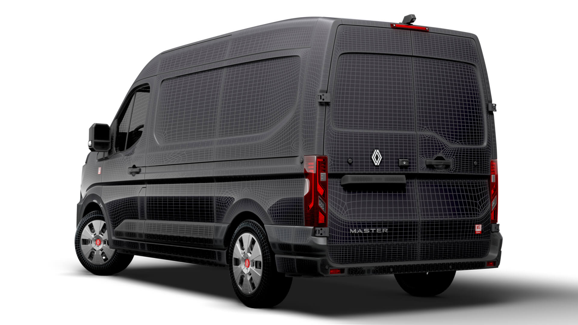 Renault Master E-Tech Red Edition L2H2 Van 2024 3D Model by Creator 3D
