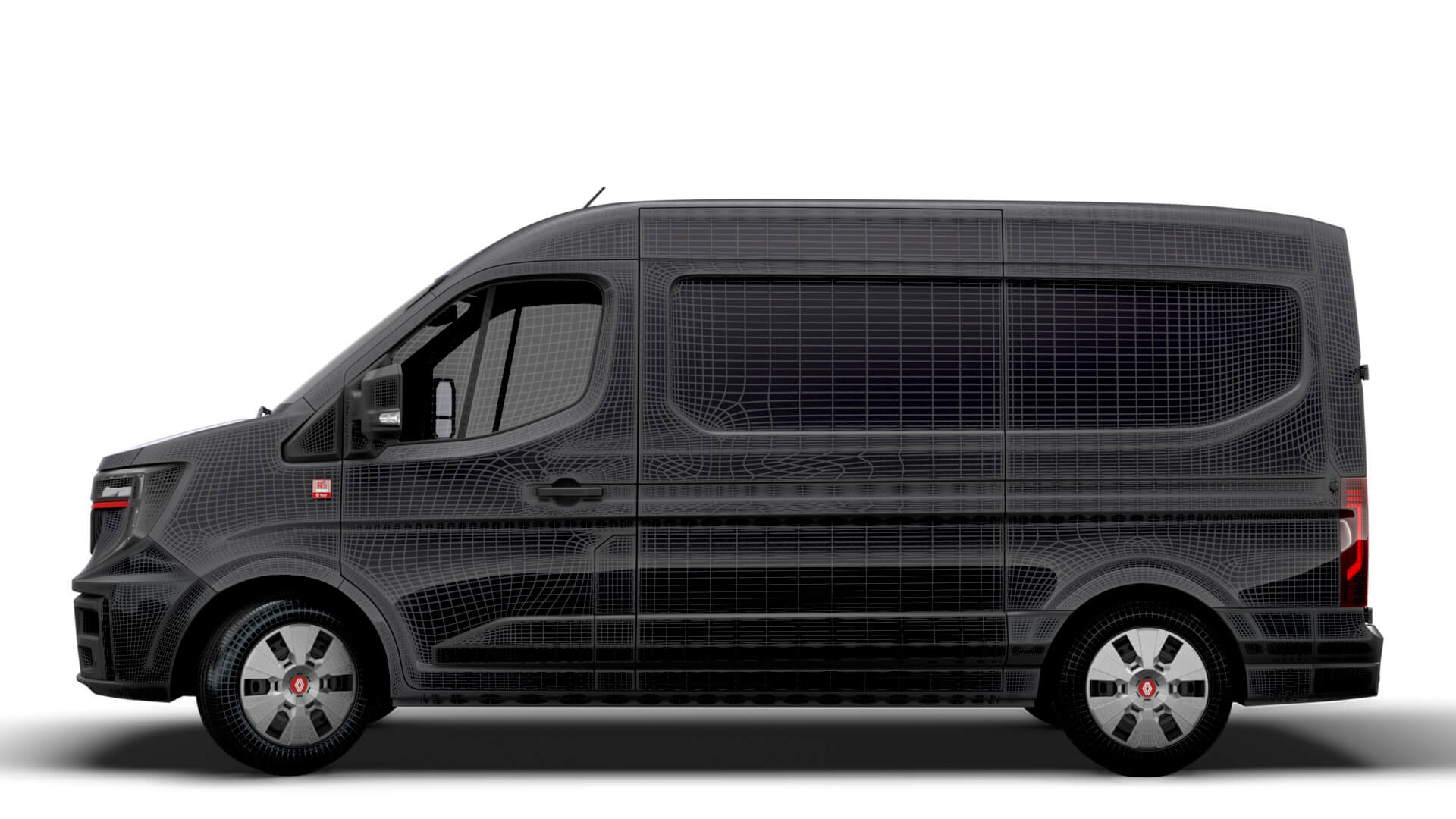 Renault Master E-Tech Red Edition L2H2 Van 2024 3D Model by Creator 3D