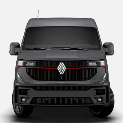 Renault Master E-Tech Red Edition L2H2 Van 2024 3D Model by Creator 3D