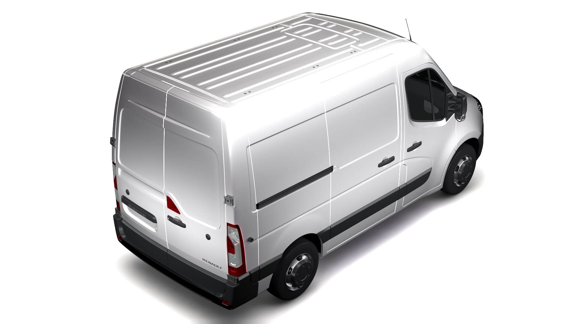 Renault Master L1H2 Van 2017 - 3D Model by Creator 3D