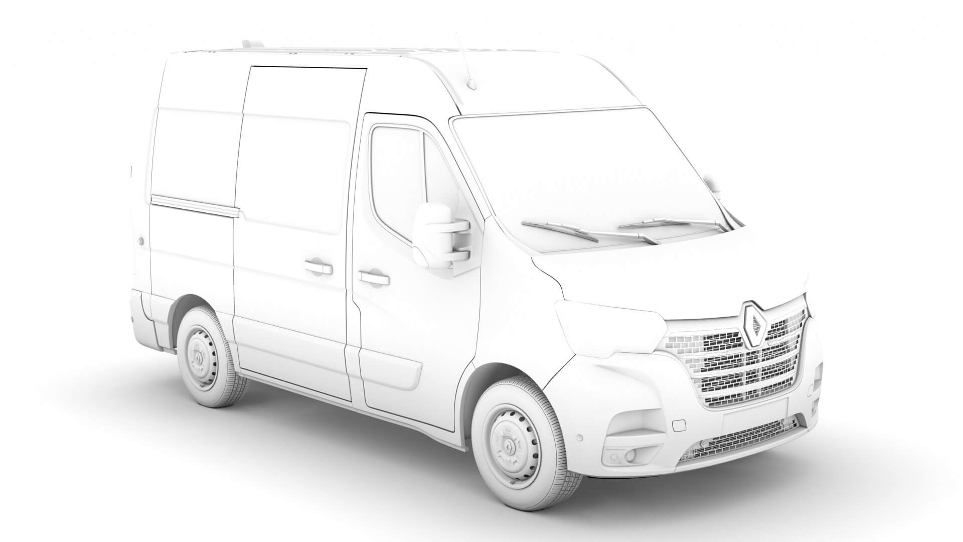 Renault Master L1H2 Van 2020 - 3D Model by Creator 3D
