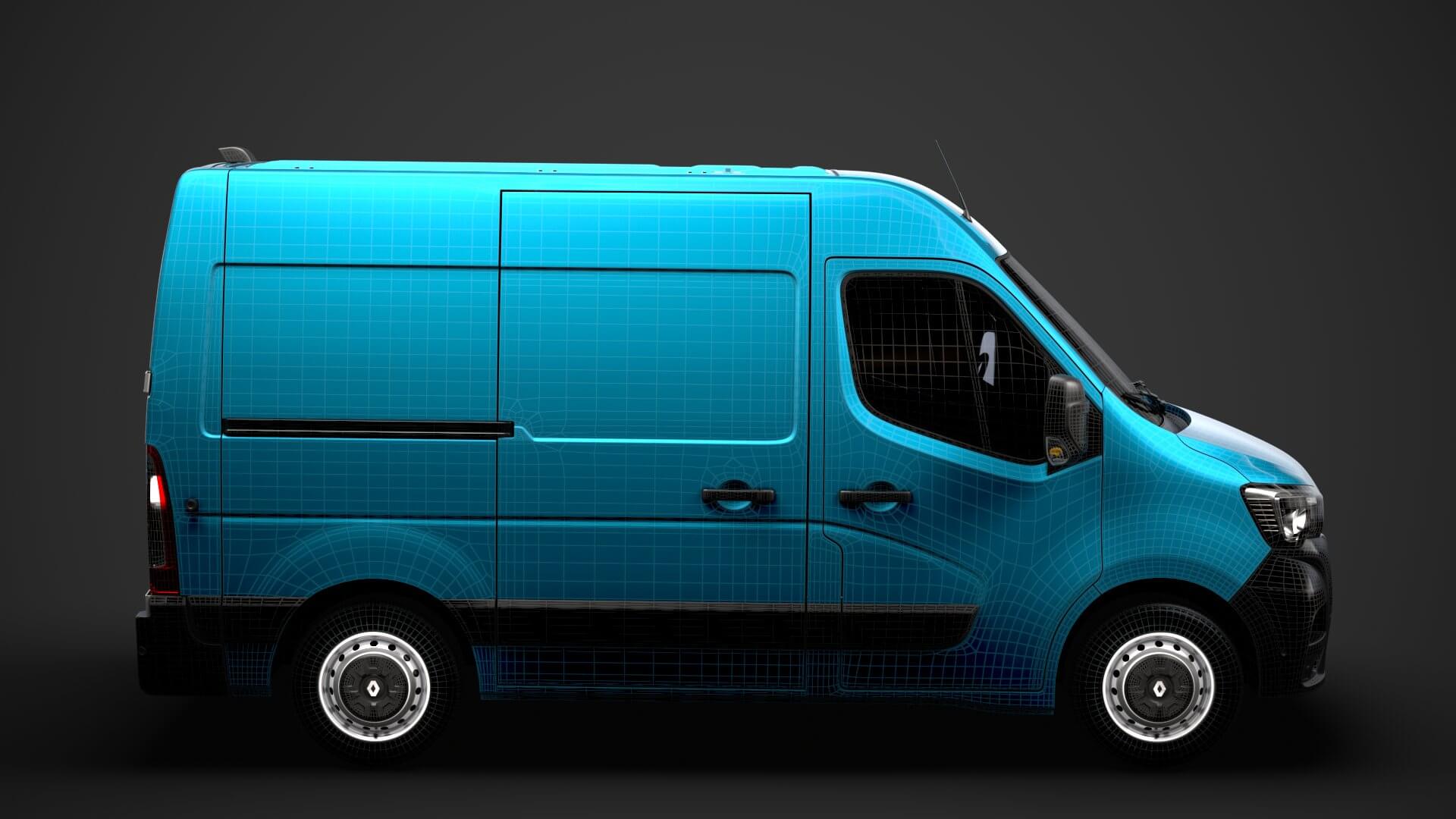 Renault Master L1H2 Van 2020 - 3D Model by Creator 3D
