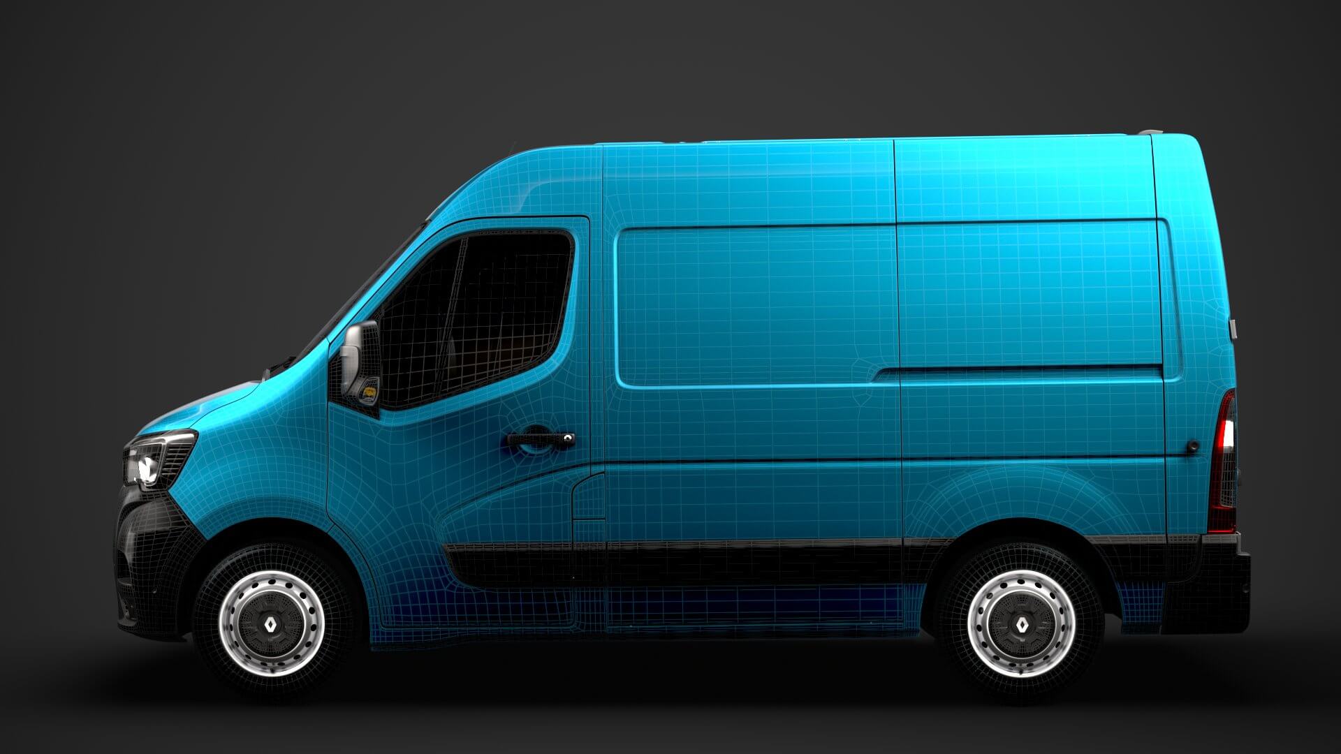 Renault Master L1H2 Van 2020 - 3D Model by Creator 3D